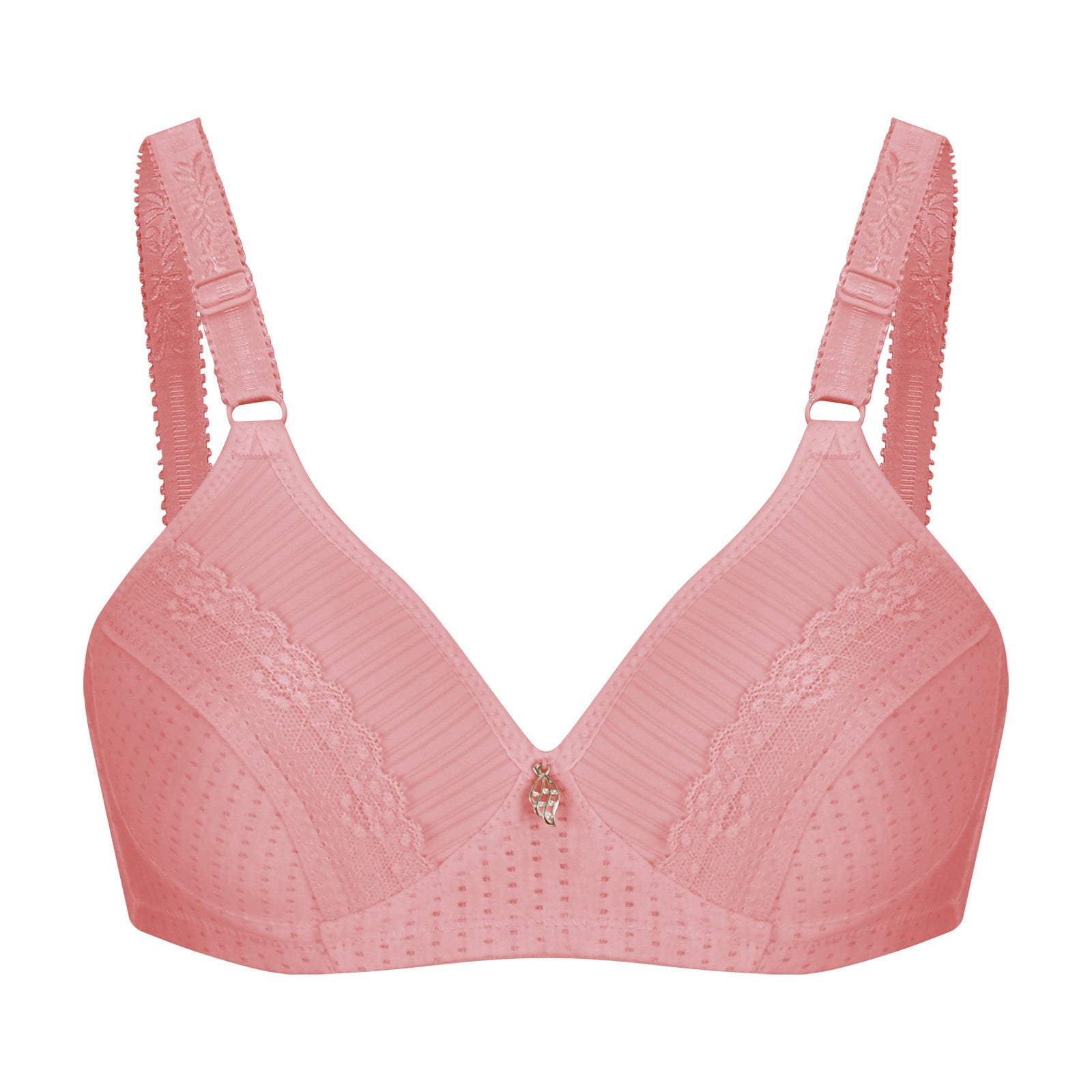 Everyday Bras Women Full-Coverage Bra Feature V-Neck Longline Bra Style ...