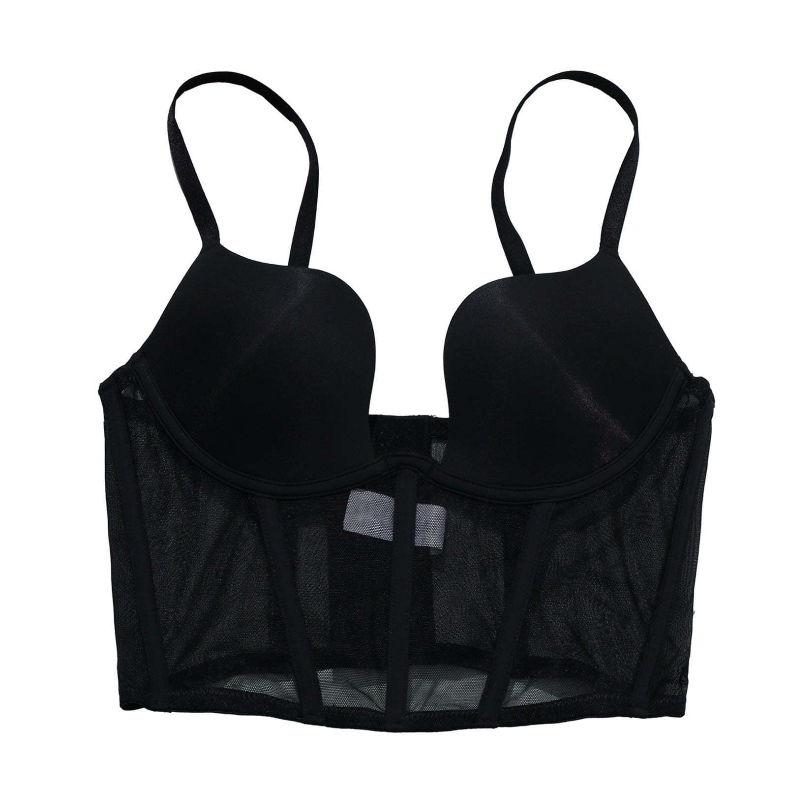 Front Closure Bras for Women No Underwire Bra Feature V-Neck Soft Bra ...