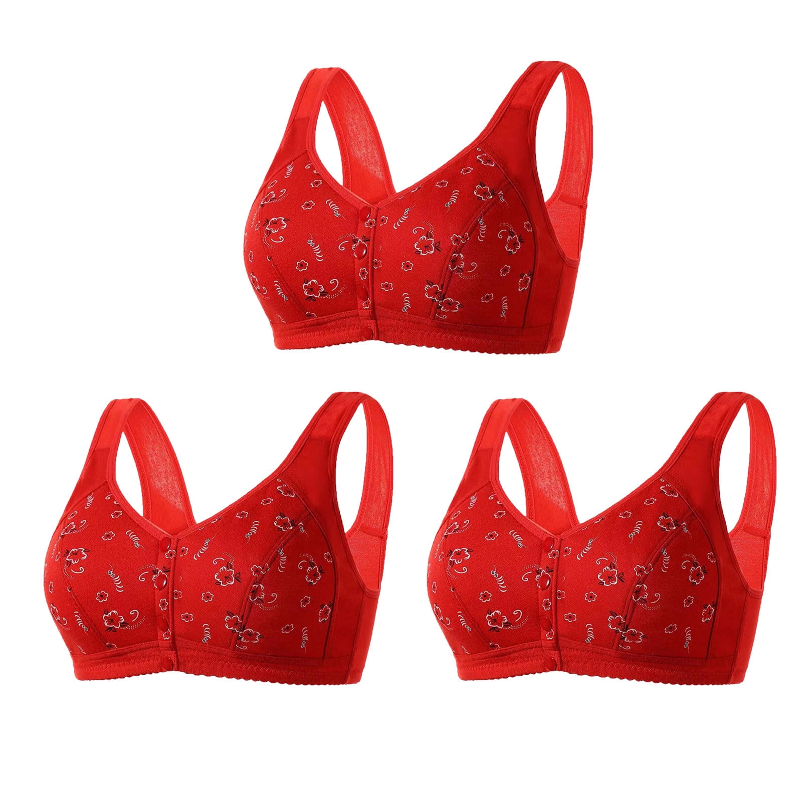 Full-Coverage Bra Women Convertible Bra Feature V-Neck Bralette Bra ...