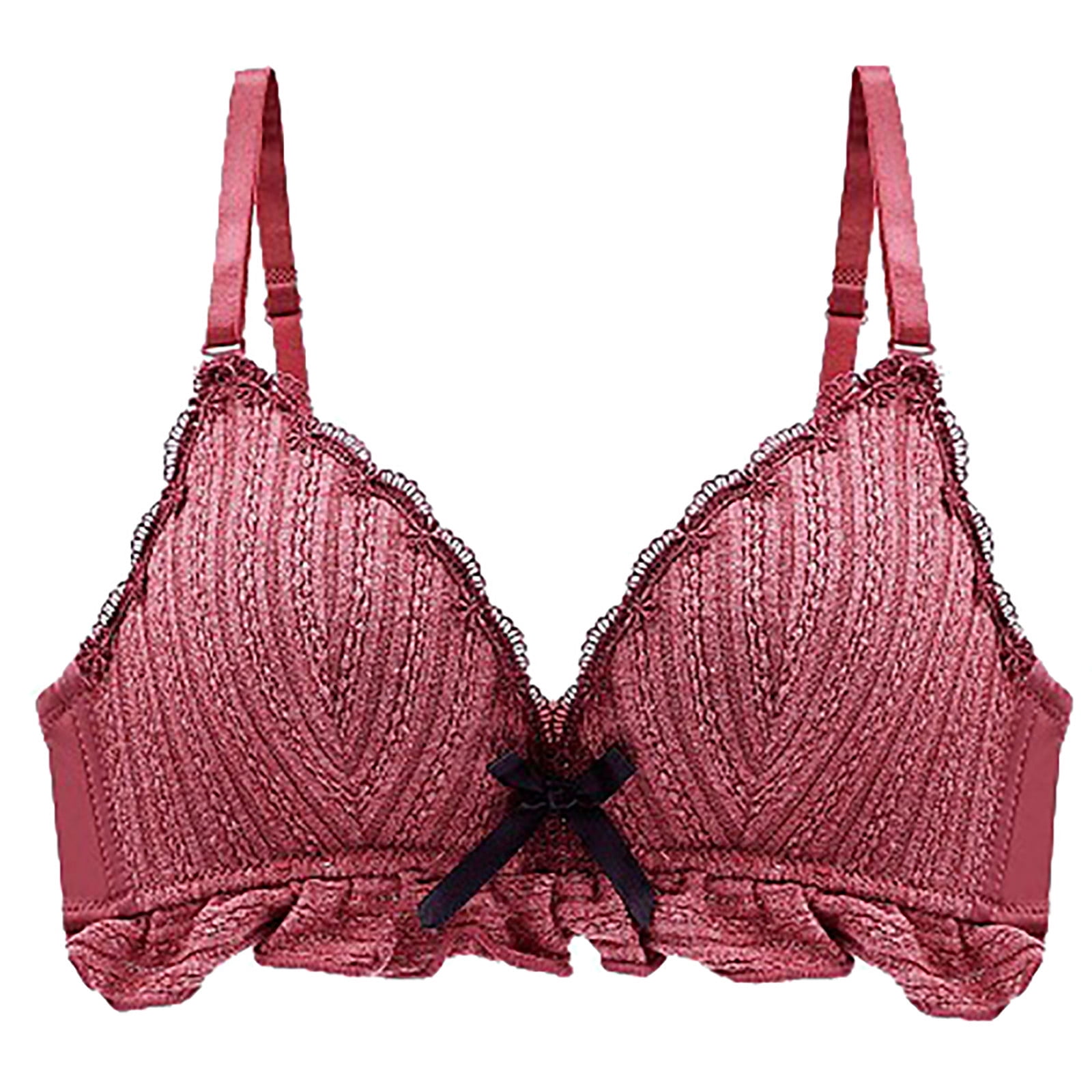 Full-Coverage Bras Women No Underwire Bra Sports Bra Type Lace Lingerie ...