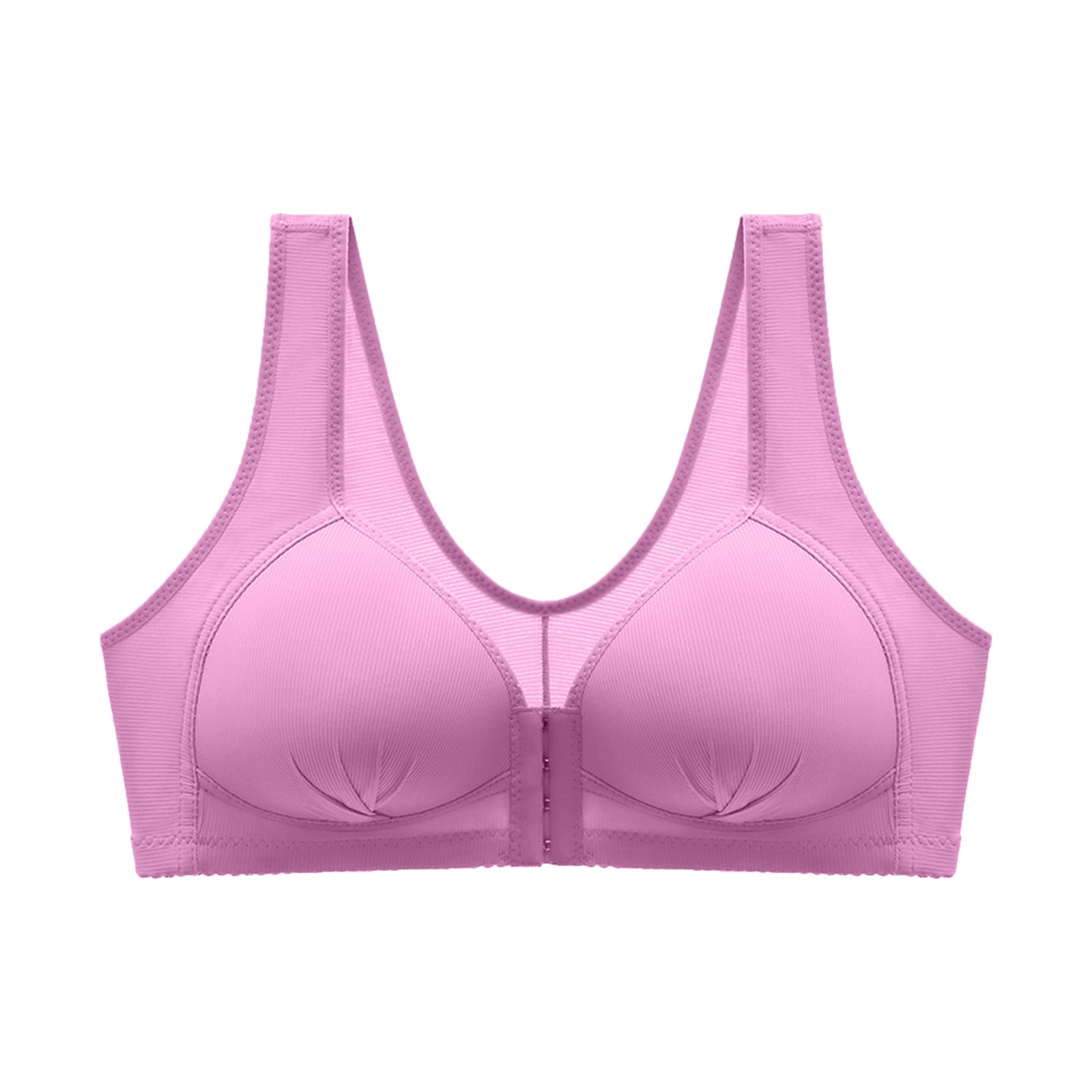 Mallwal Full-Coverage Wirefree Bra Women Convertible Bra Feature V-Neck ...