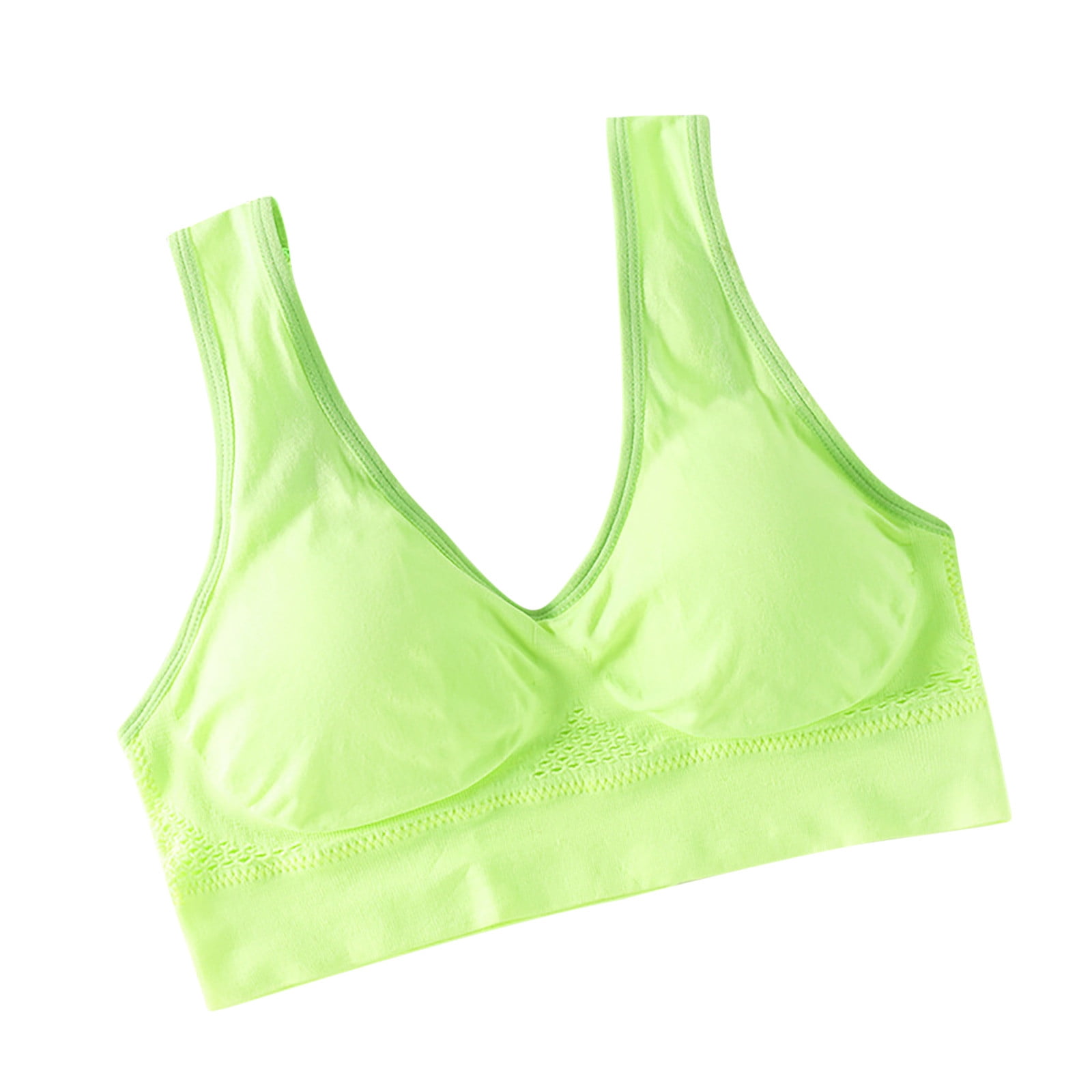 Mallwal Full-Figure Bra Women Lightly Lined Bra Feature V-Neck Bralette ...