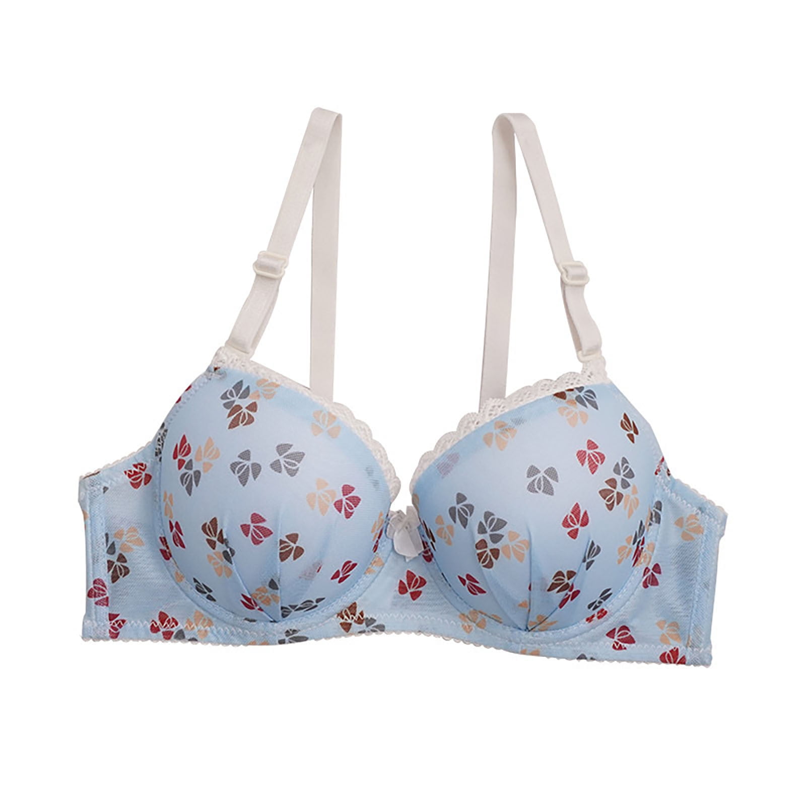 Full-Figure Bra Women Lightly Lined Bra Feature V-Neck T-Shirt Bra ...