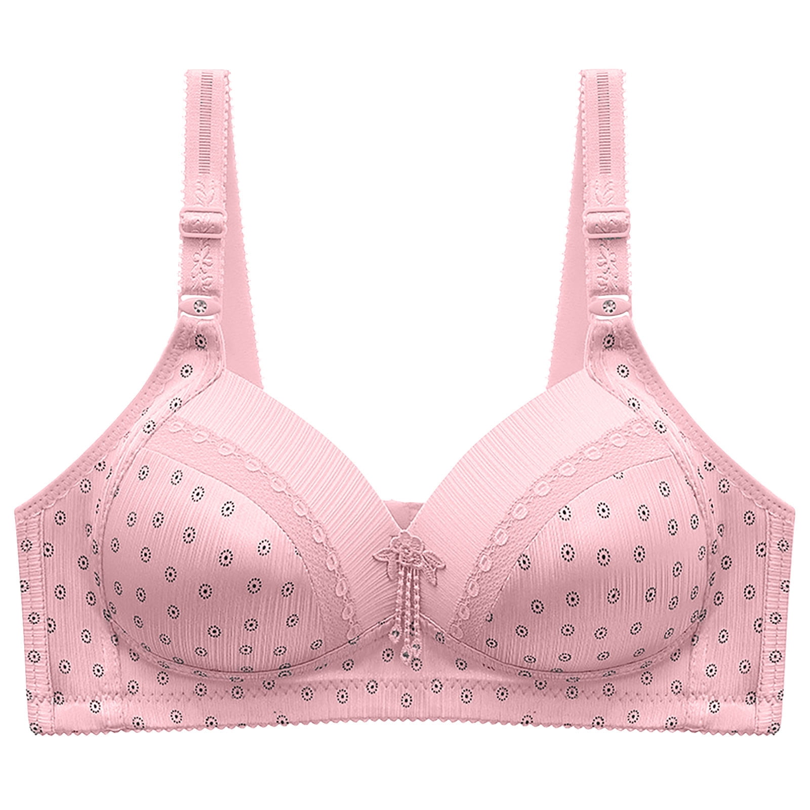 Full Figure Bras for Women Full-Coverage Bra Feature V-Neck Push-up Bra ...