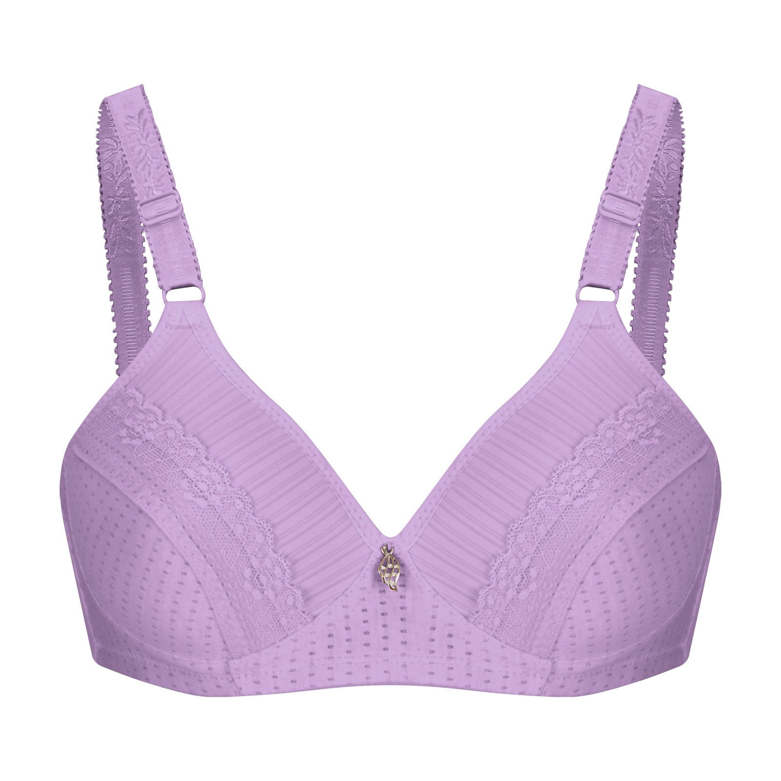 Girls Bra Women Lightly Lined Bra Feature V-Neck Full-Figure Bra Style ...