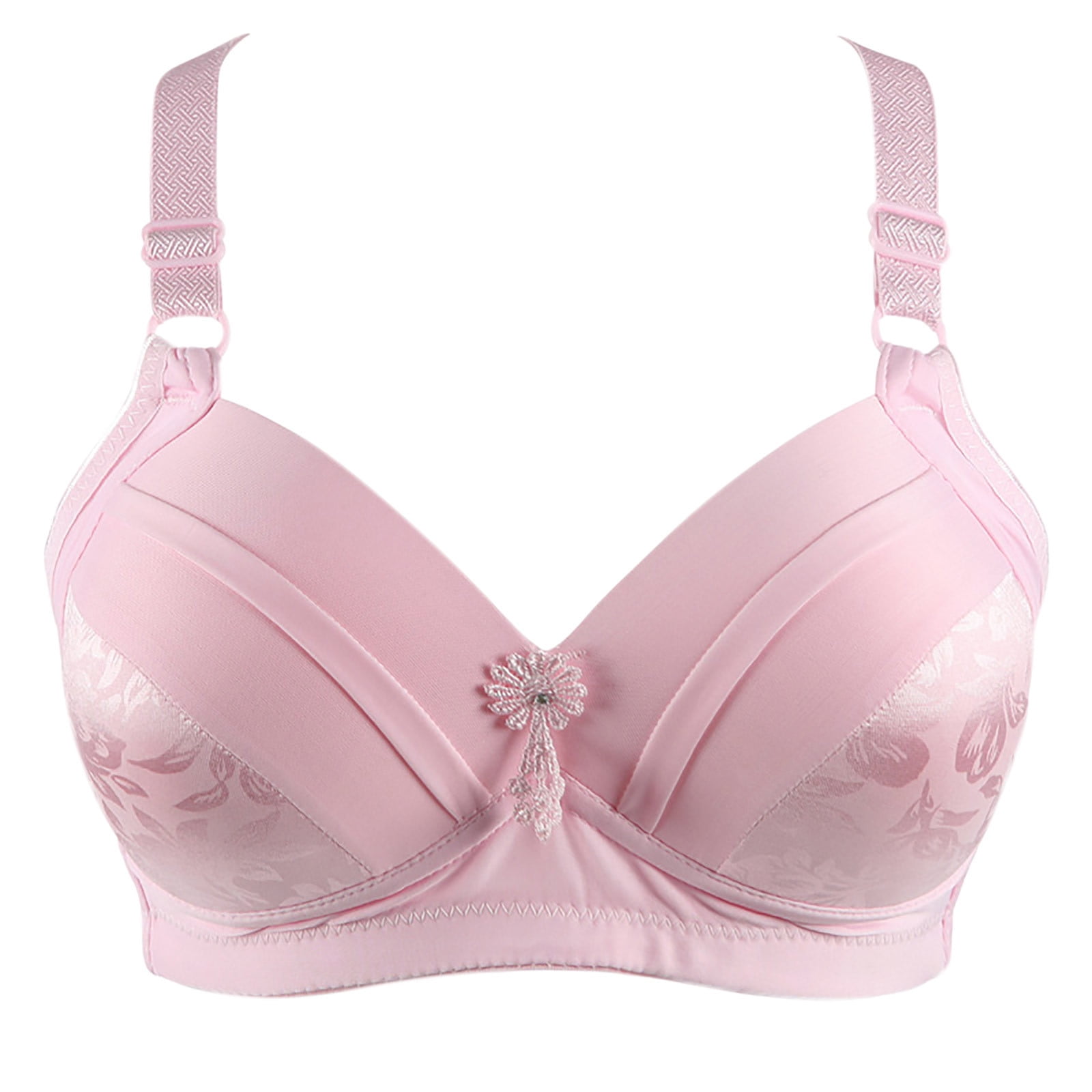 Mallwal Girls Bra Women Lightly Lined Bra Feature V-Neck Molded Bra ...
