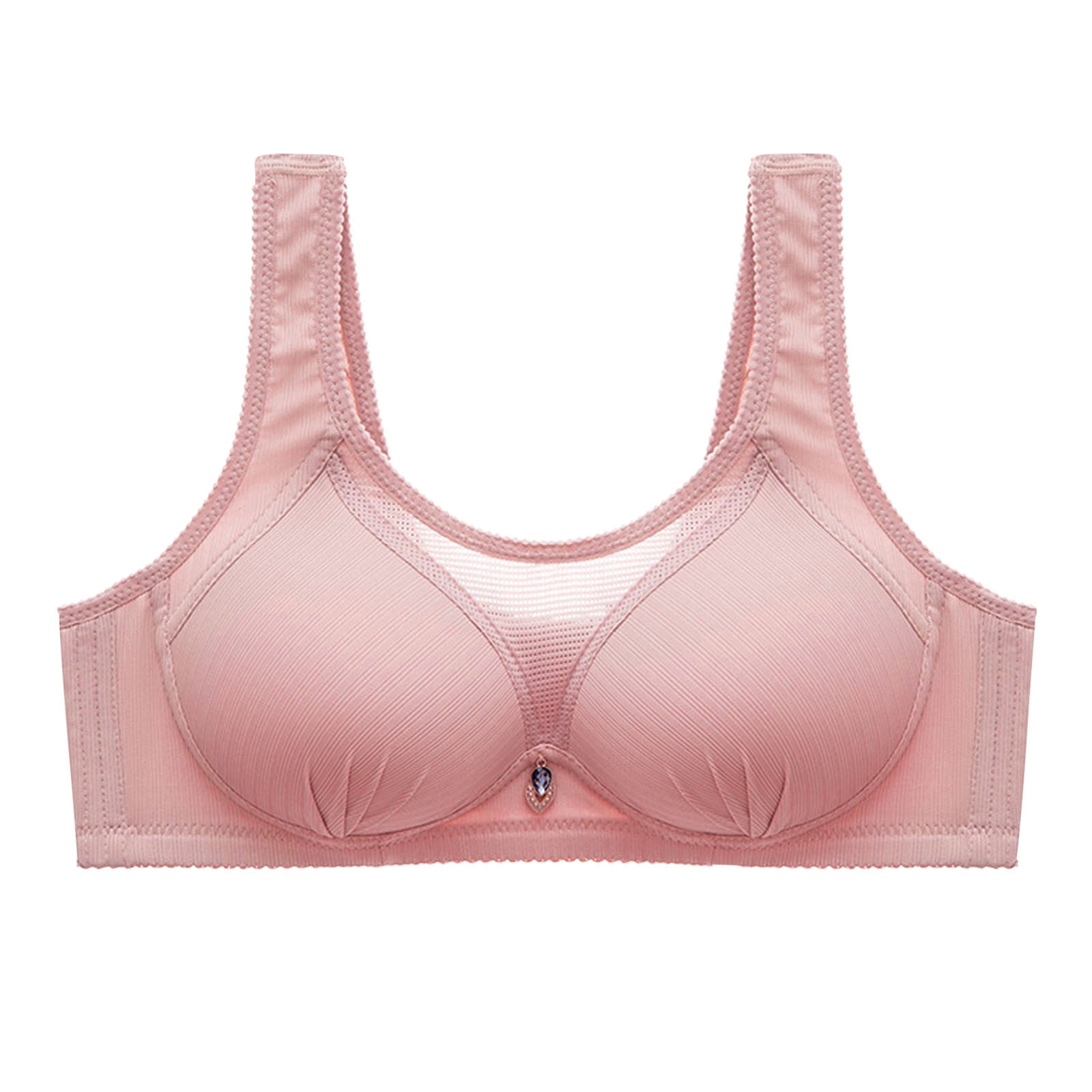 Mallwal High Impact Sports Bras Women Back-Smoothing Bra Feature V-Neck ...