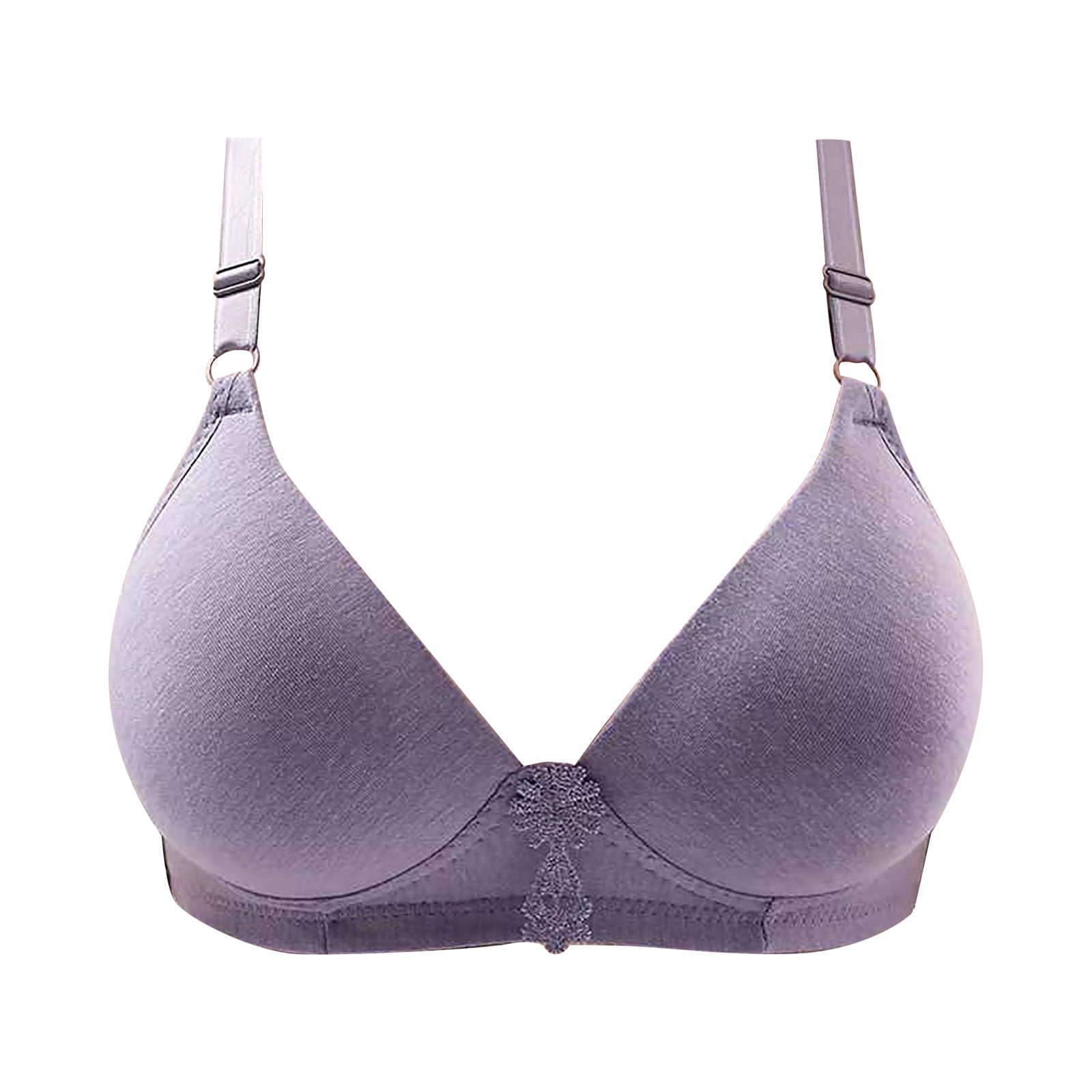 Lace Bras Women Padded Bra Feature V-Neck No Underwire Bra Style W-1572 ...
