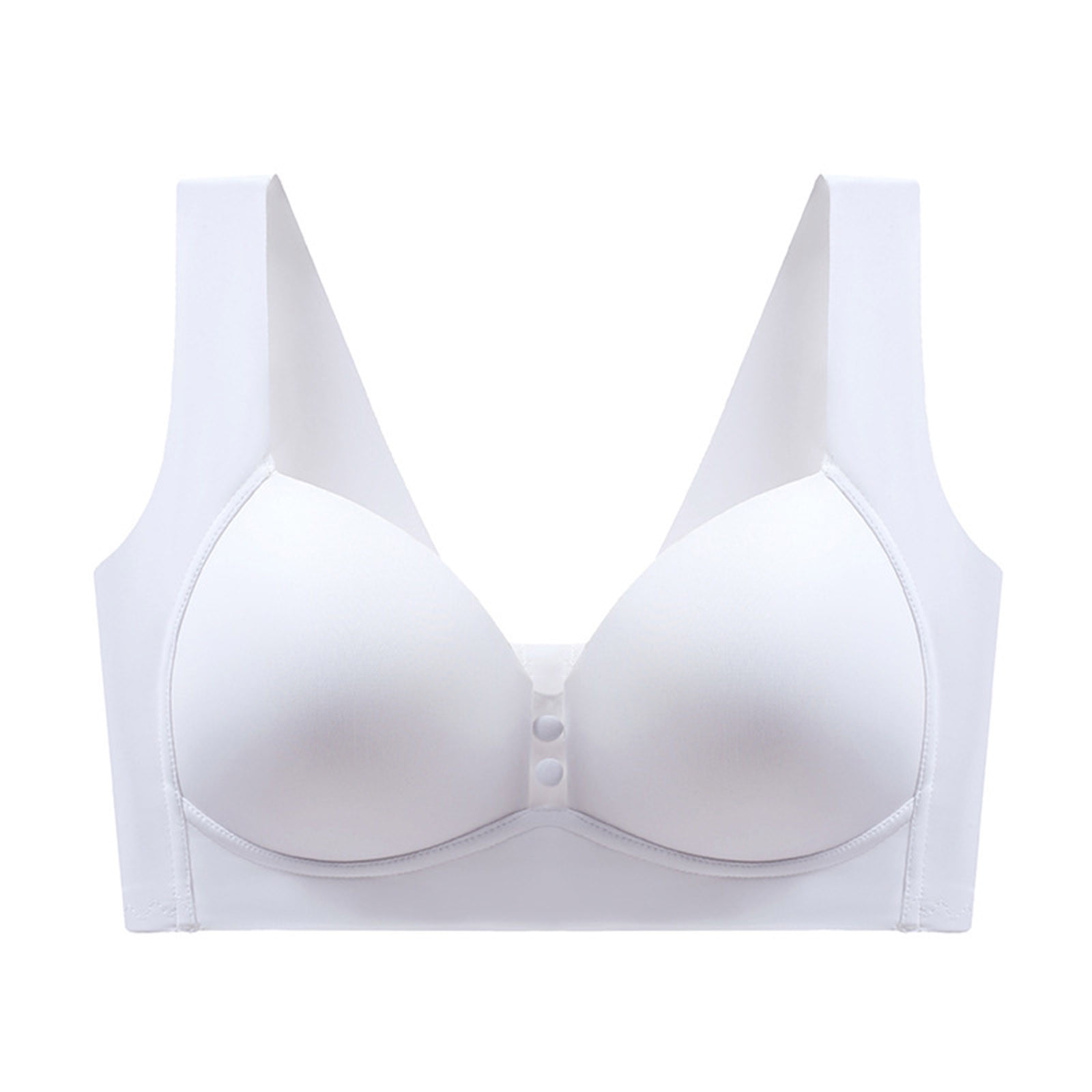 Lace Push-up Bra Women Lightly Lined Bra Feature V-Neck Soft Bra Style ...