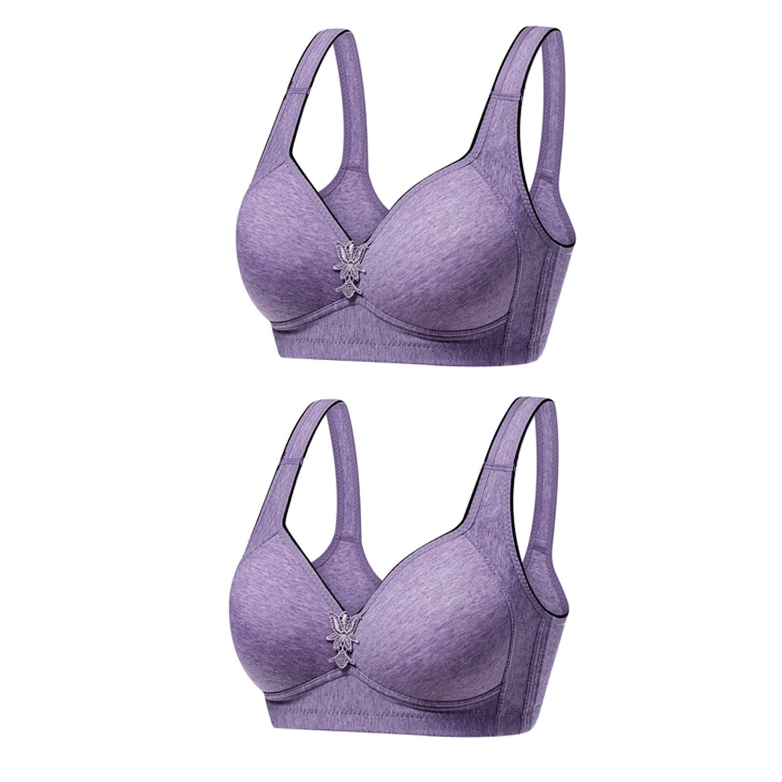 Large Sports Bras for Women Convertible Bra Feature V-Neck Demi ...