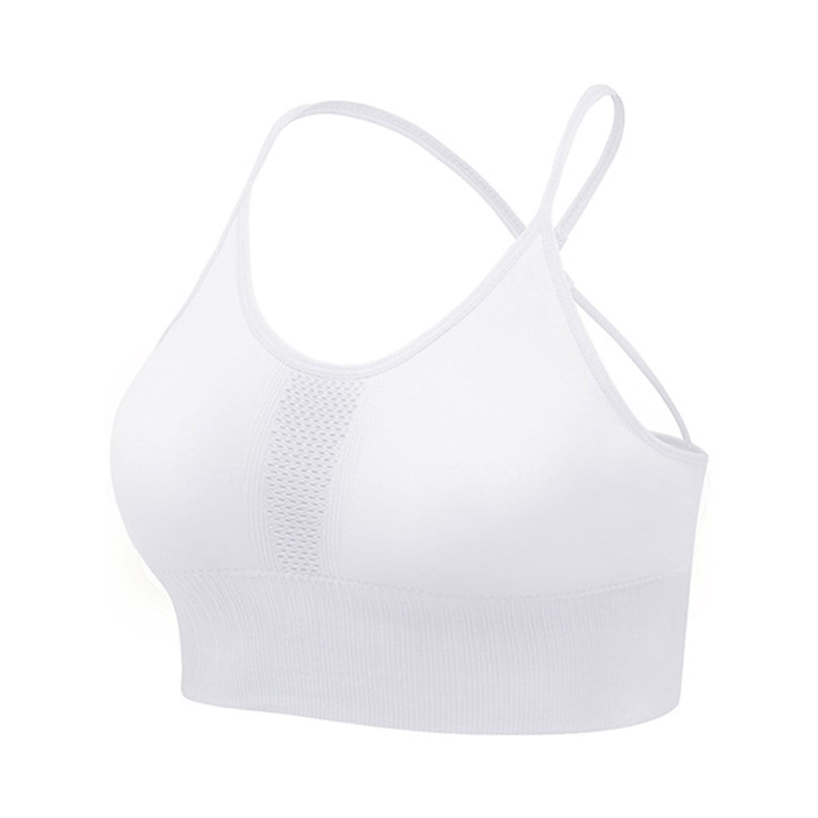 Long Sports Bras for Women Back-Smoothing Bra Feature V-Neck Push-up ...