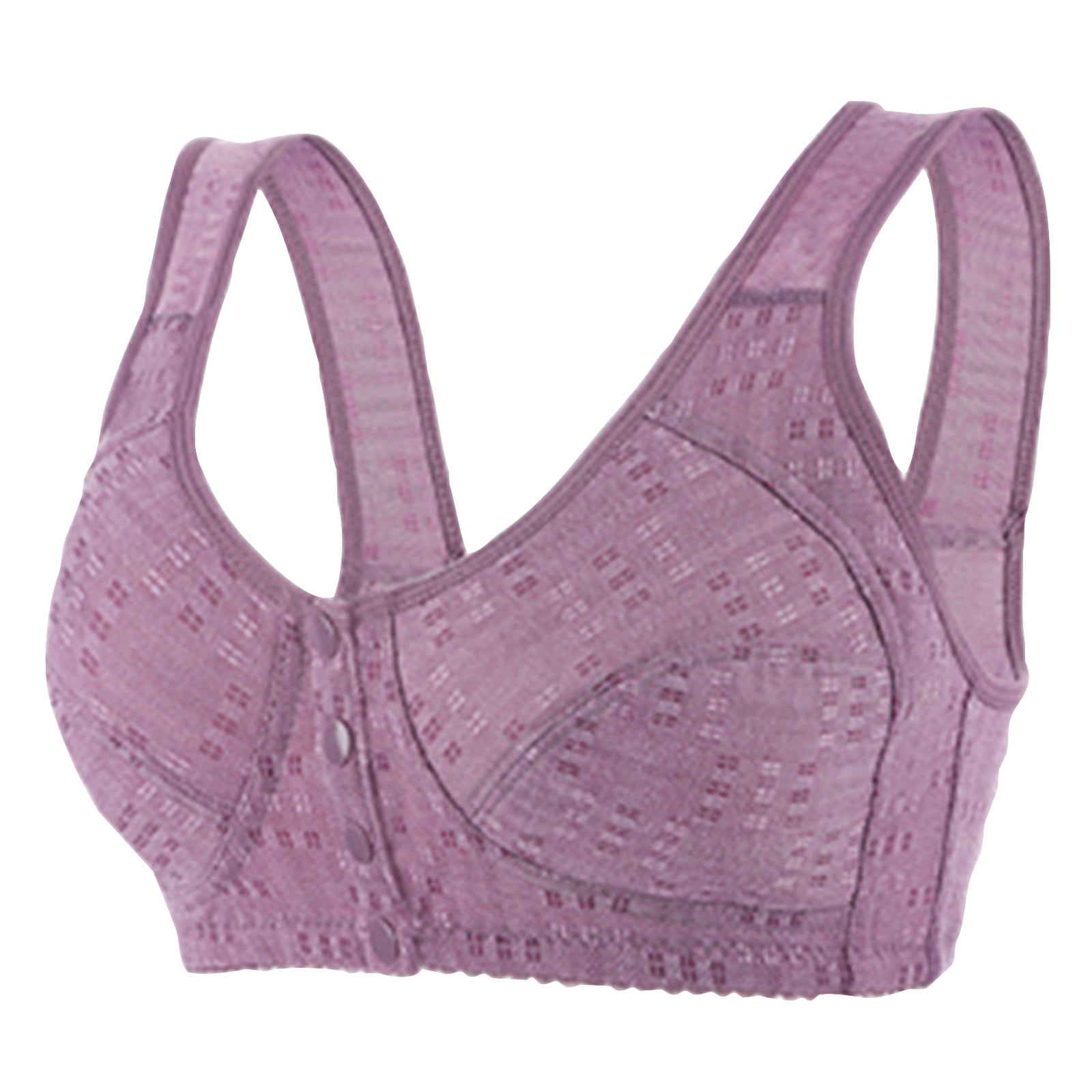 Molded Bra Women Convertible Bra Feature V-Neck Longline Bra Style W-120 Purple 4XL - Walmart.com