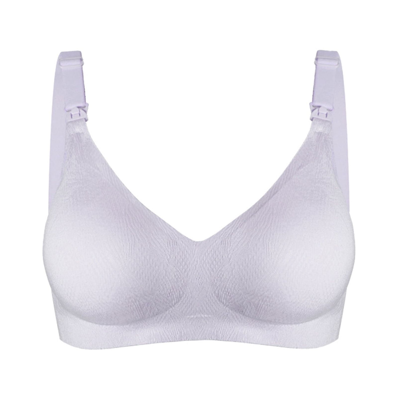 No Show Bras for Women Push up No Underwire Bra Feature V-Neck ...