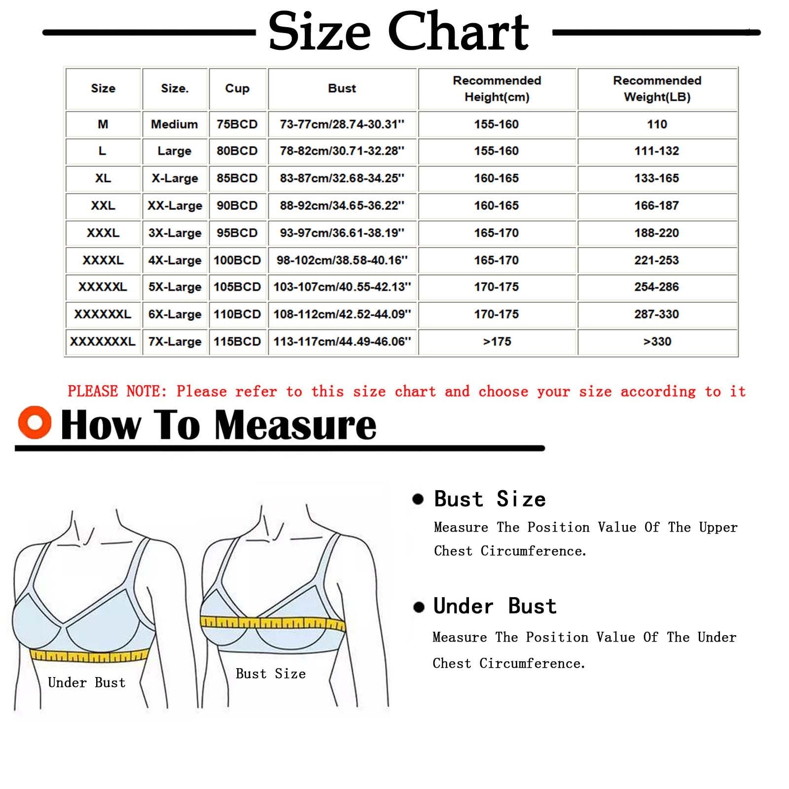 No Wire Push Up Bras for Women Push up Non-Slip Oversized Chest Thin ...