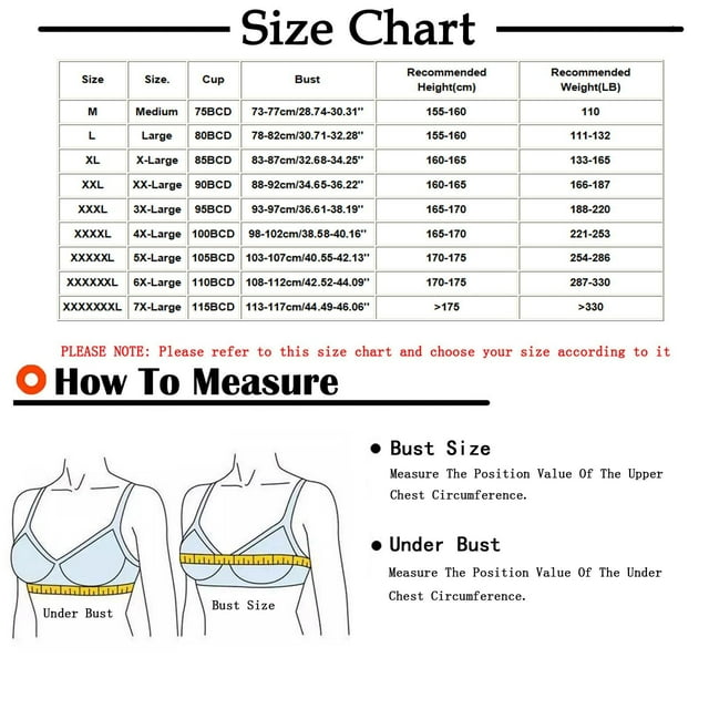 No Wire Push Up Bras for Women Push up Non-Slip Oversized Chest Thin ...