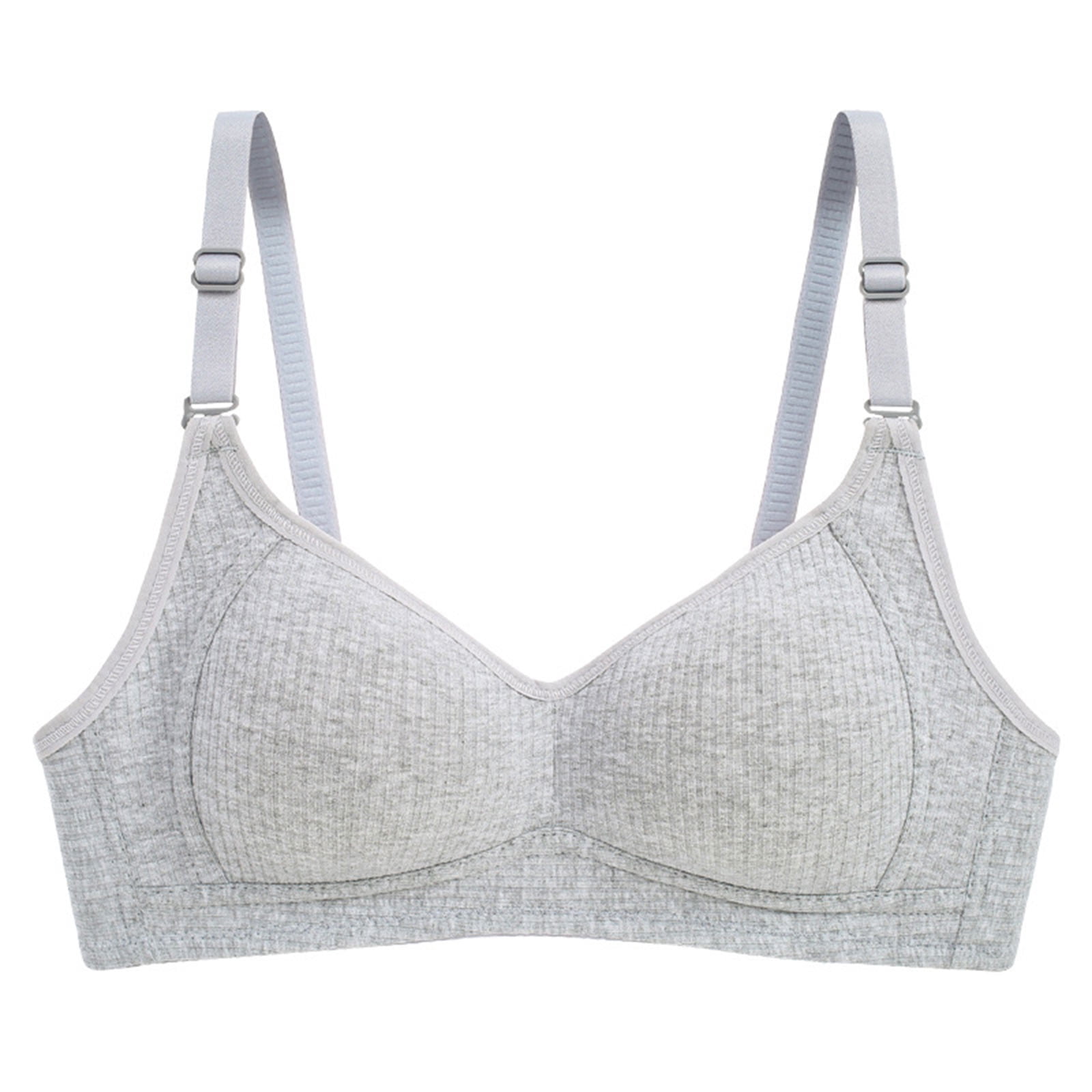 Padded Bra with Straps Women Padded Bra Feature V-Neck Soft Bra Style W ...