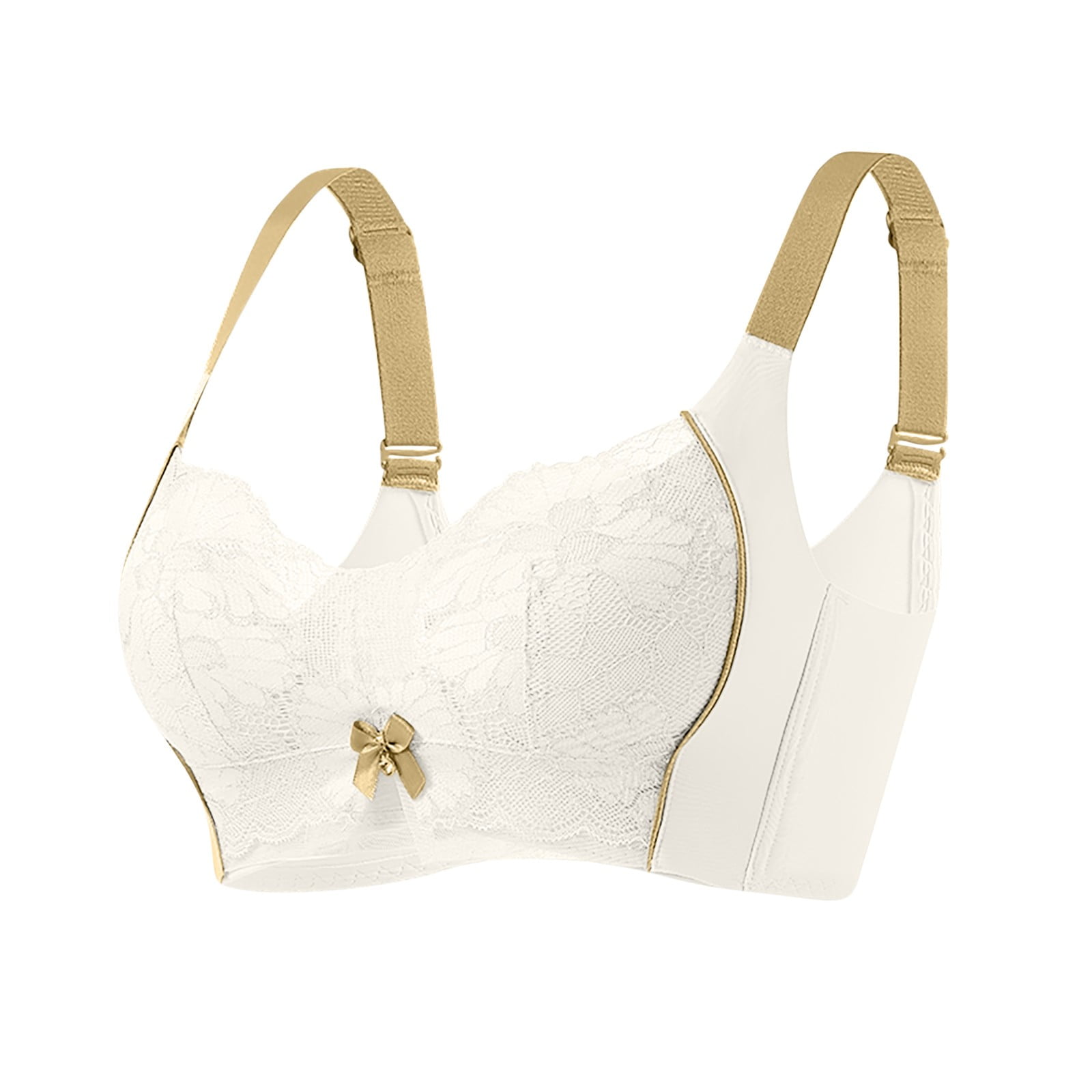 Padded Bralette Women Pullover Bra Feature V-Neck Molded Bra Style W ...