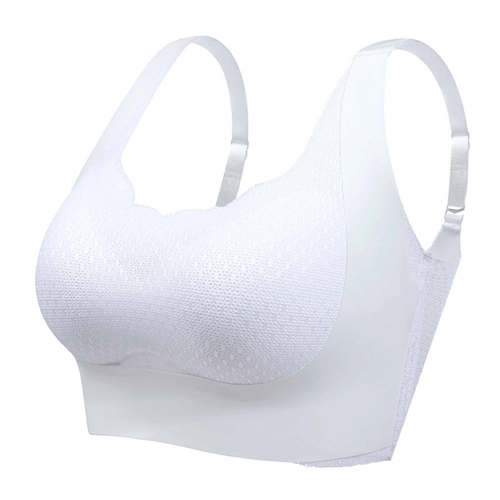 Padded Bras for Women Push up Back-Smoothing Bra Feature V-Neck T-Shirt ...