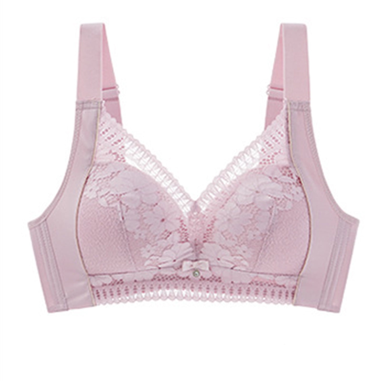 Padded Bras for Women Push up Full-Coverage Bra Feature V-Neck Training ...