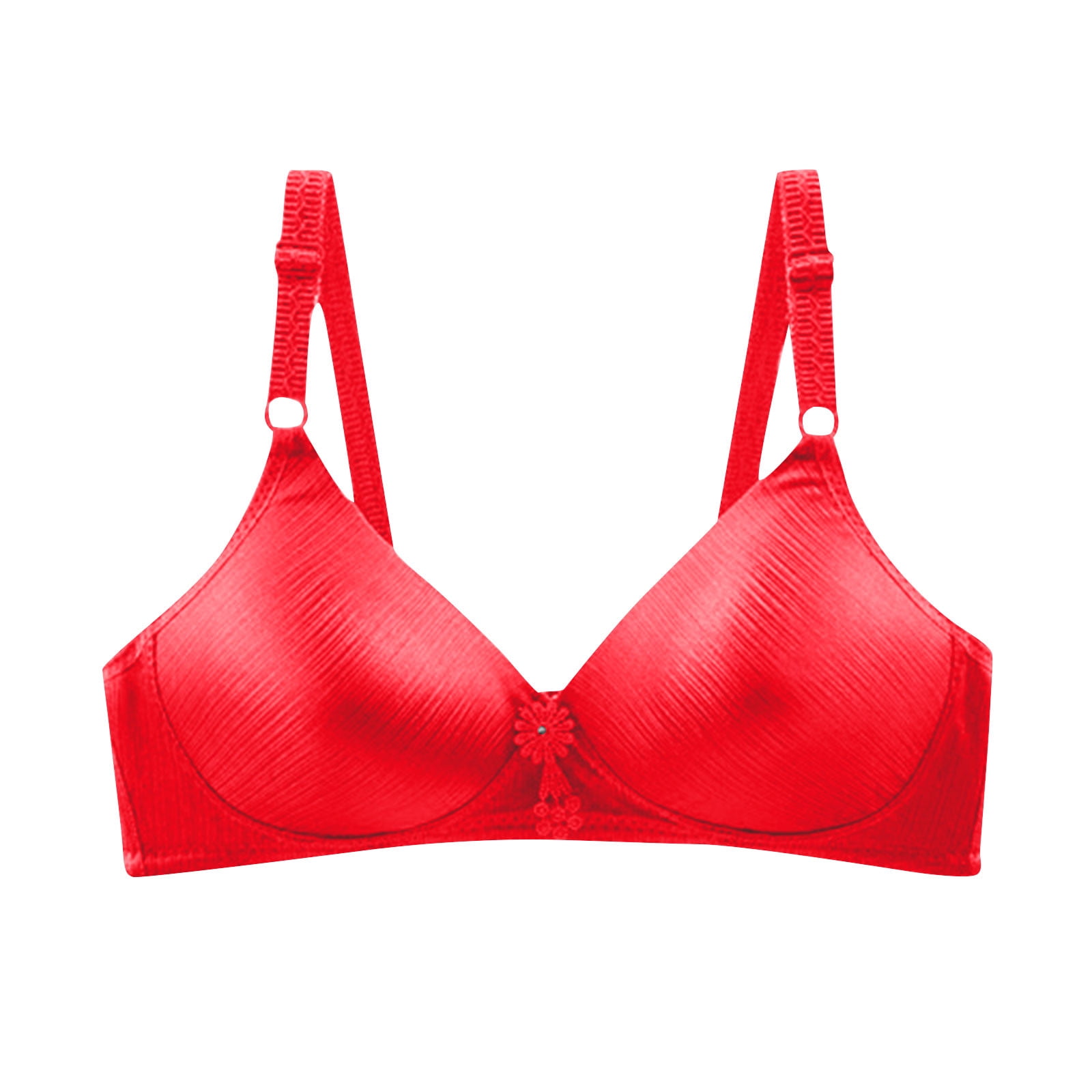 Padded Sports Bra Women Lightly Lined Bra Feature V-Neck Balconette Bra ...