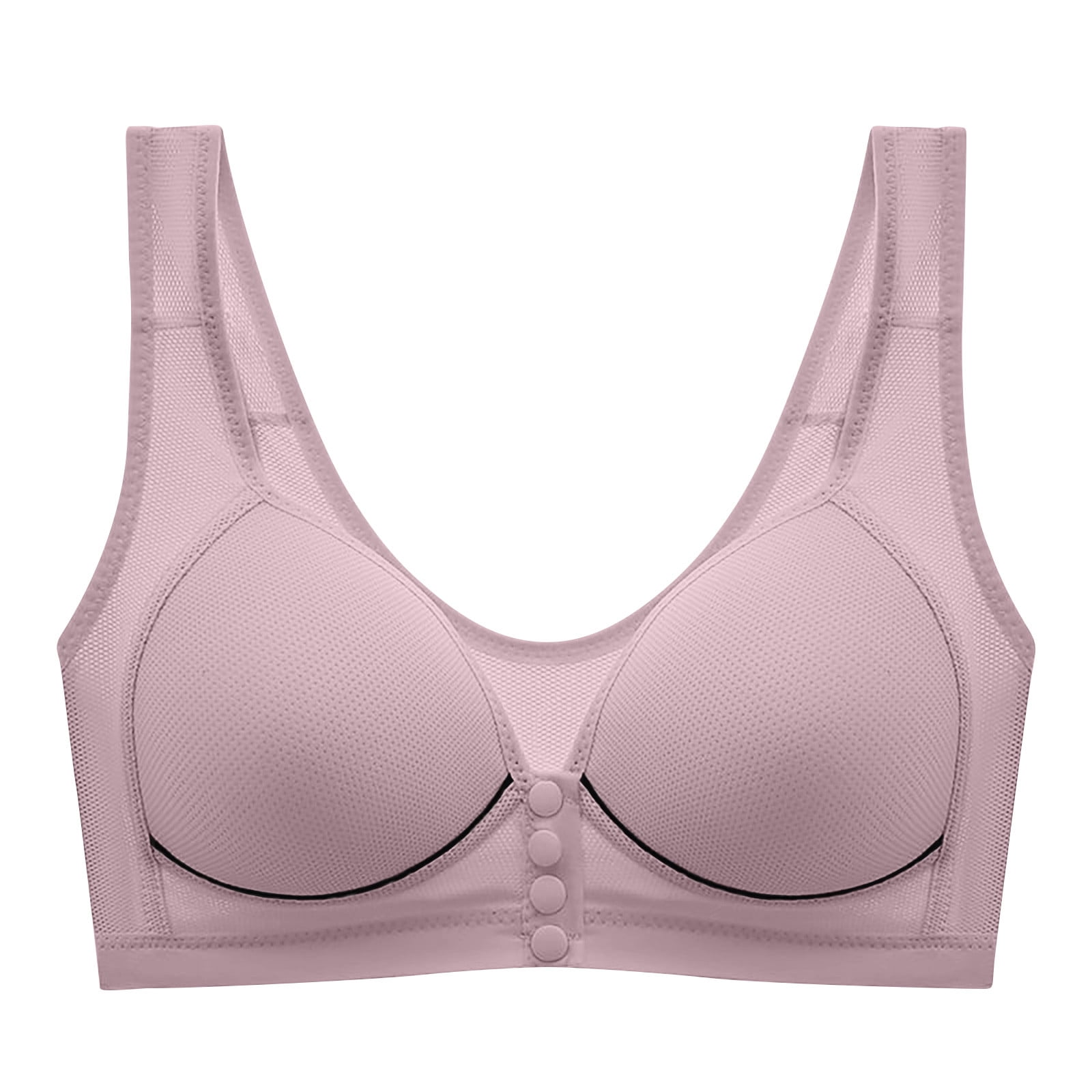 Padded Strappy Sports Bras Women Padded Bra Feature V-Neck Longline Bra ...