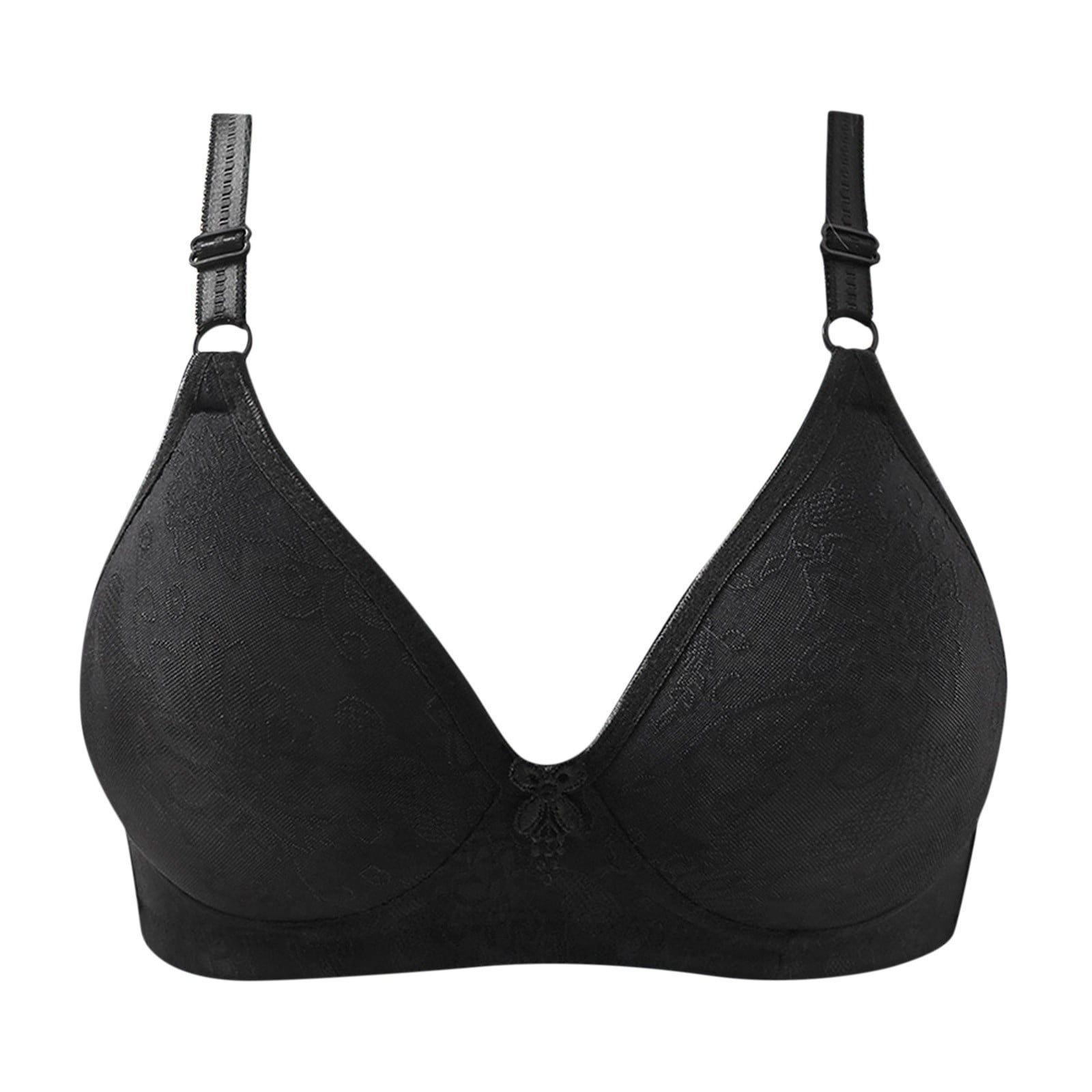 Mallwal Plus Size Bras for Women Full-Coverage Bra Feature V-Neck ...