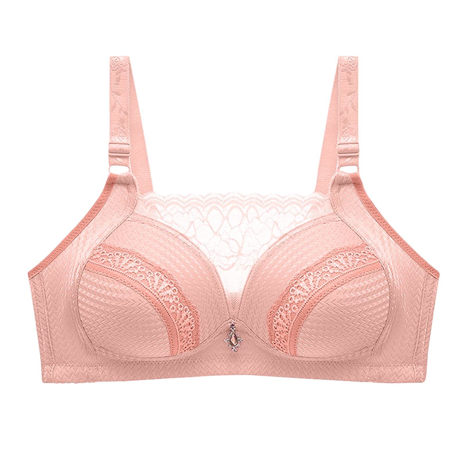 Plus Size Push up Bras Women Pullover Bra Feature V-Neck Full-Figure ...