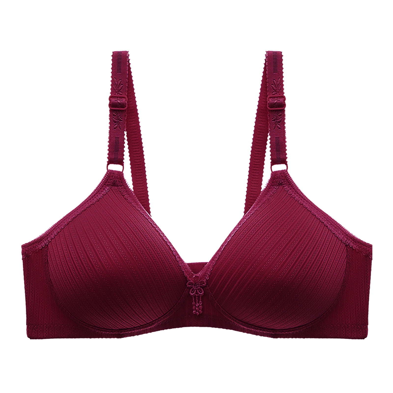 Plus Size Push up Bras for Women No Underwire Bra Feature V-Neck Sport ...