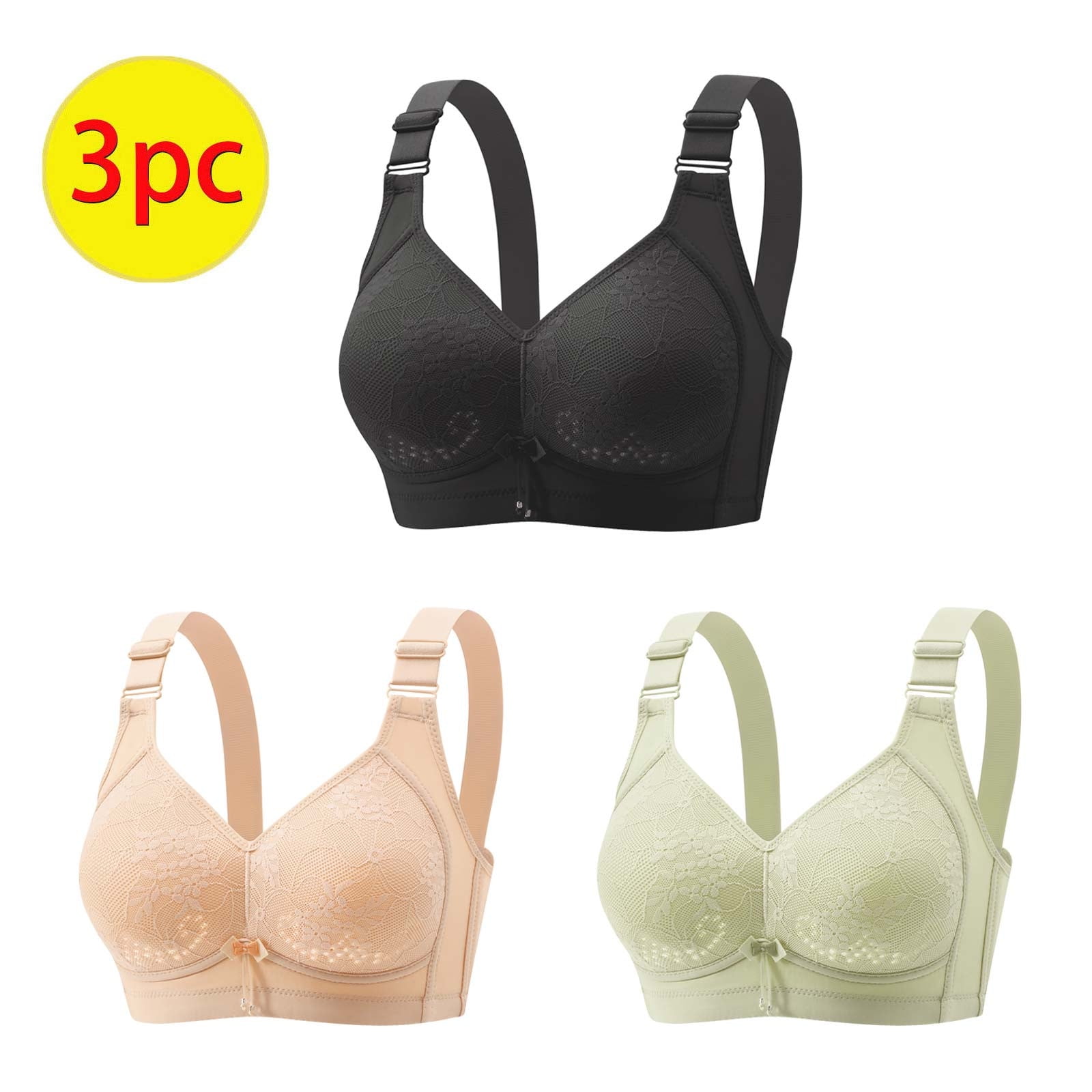 LLYWEY Plus Size Sports Bras for Women on Clearance Bras Women Wirefree ...
