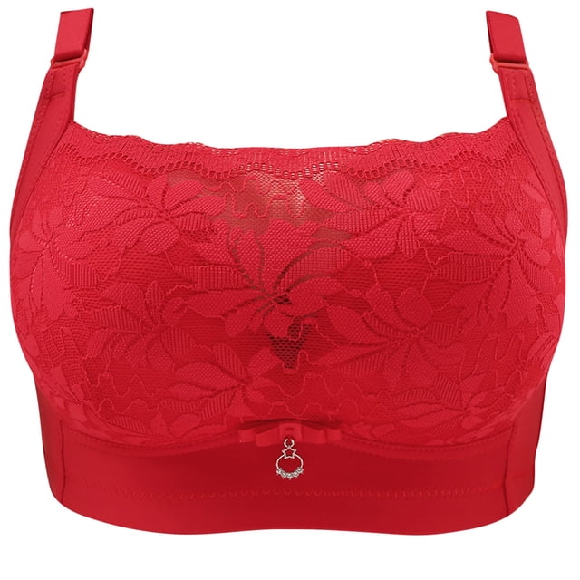 Pullover Bras for Women Back-Smoothing Bra Feature V-Neck Bralette Bra ...