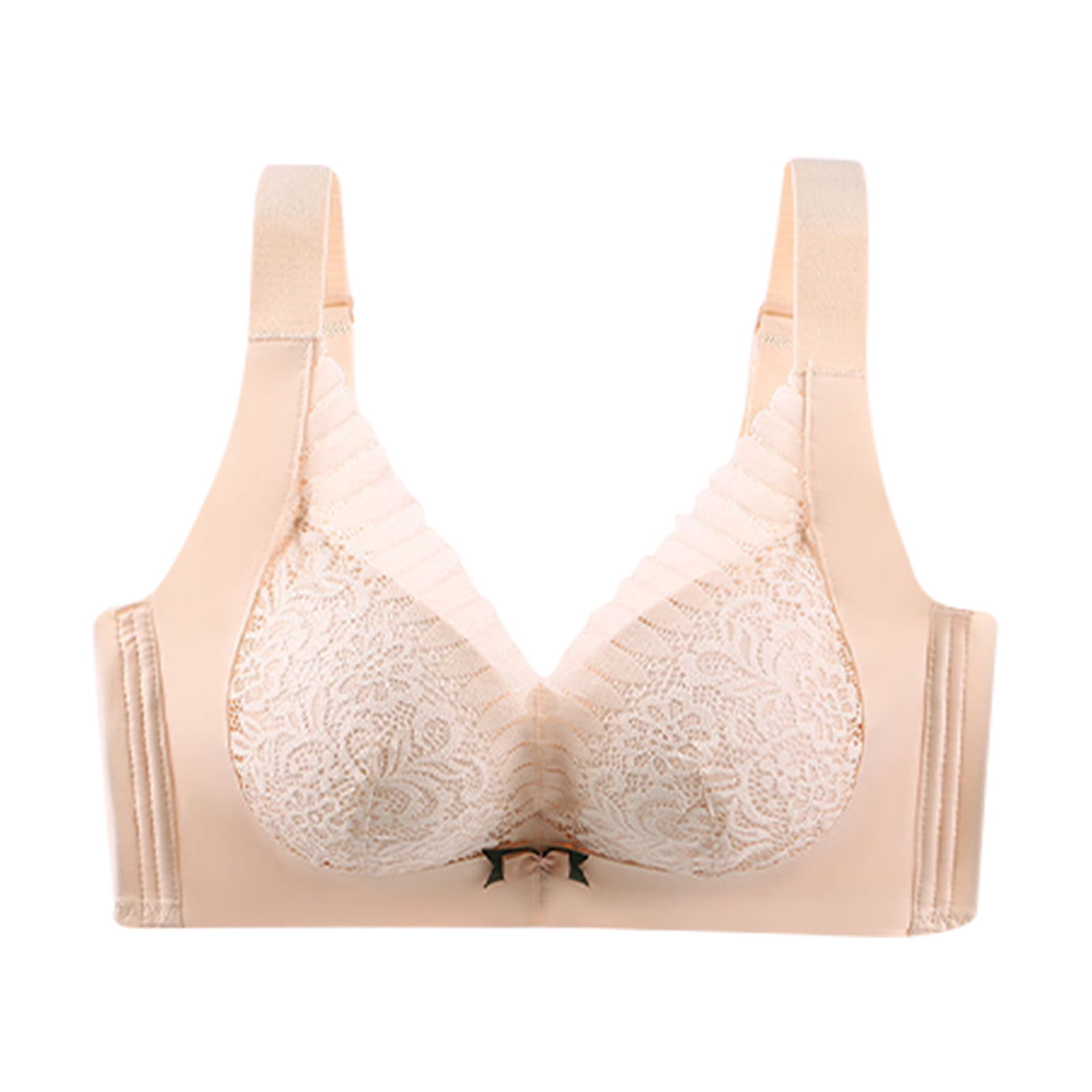 Push Up Bras for Women Bra Soild Wire-Free Underwear Pullover Bra ...