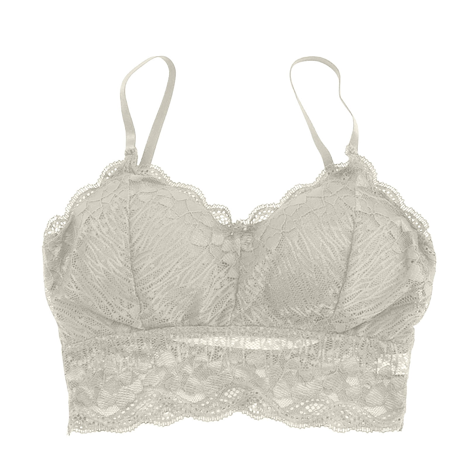 Mallwal Push up Bras for Women Plus Size Padded Bra Feature V-Neck ...