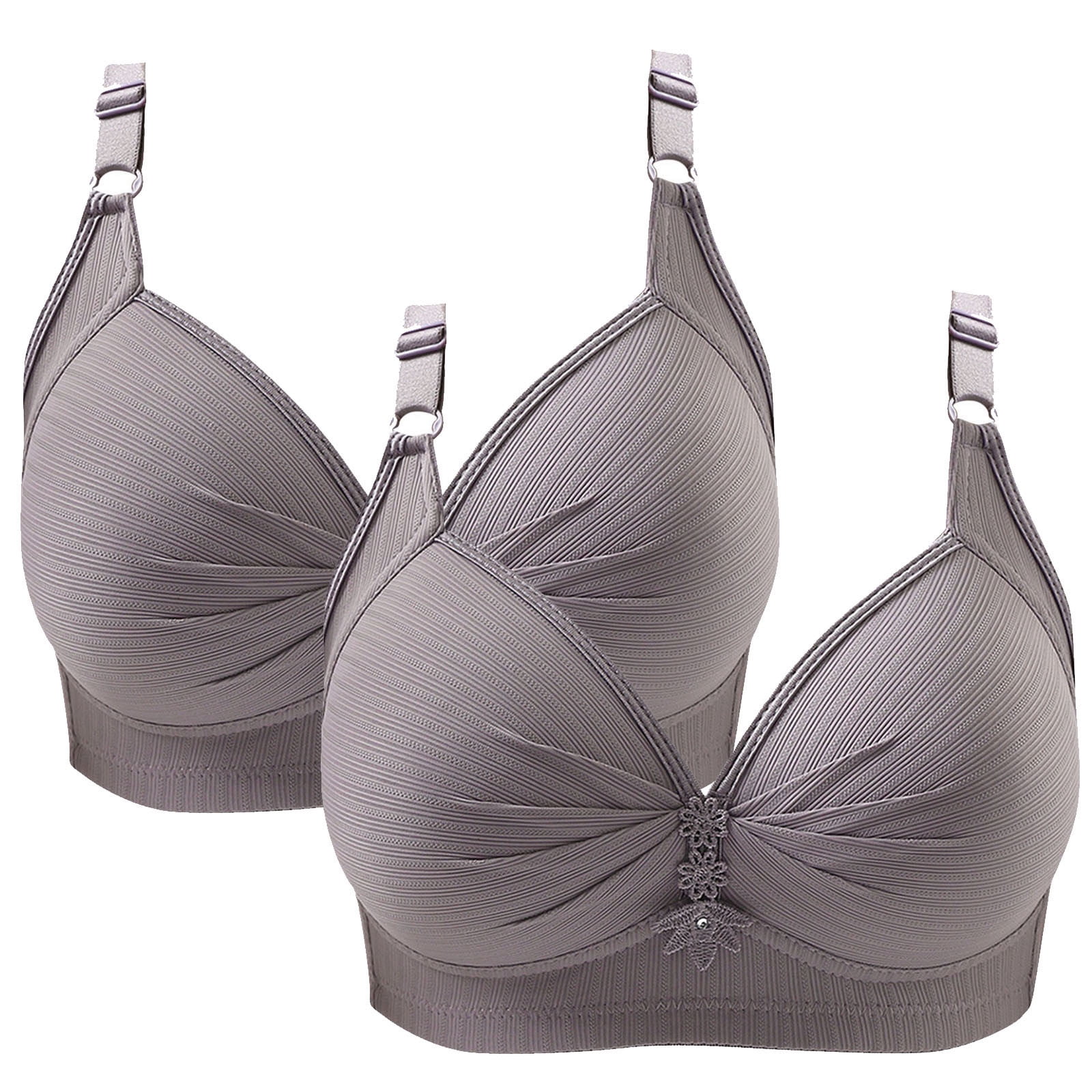 Push up Sports Bra Women Convertible Bra Feature V-Neck Demi ...