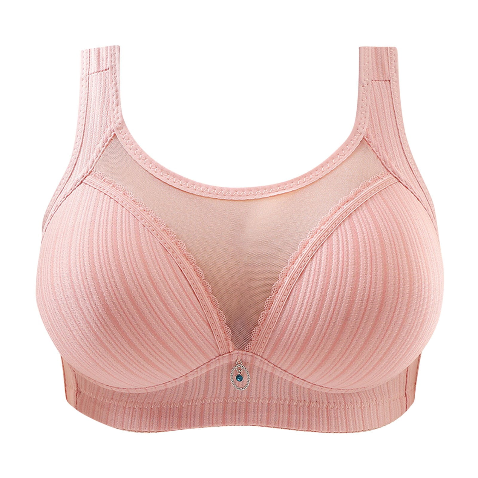 Push up Wireless Bras for Women Convertible Bra Feature V-Neck Longline ...