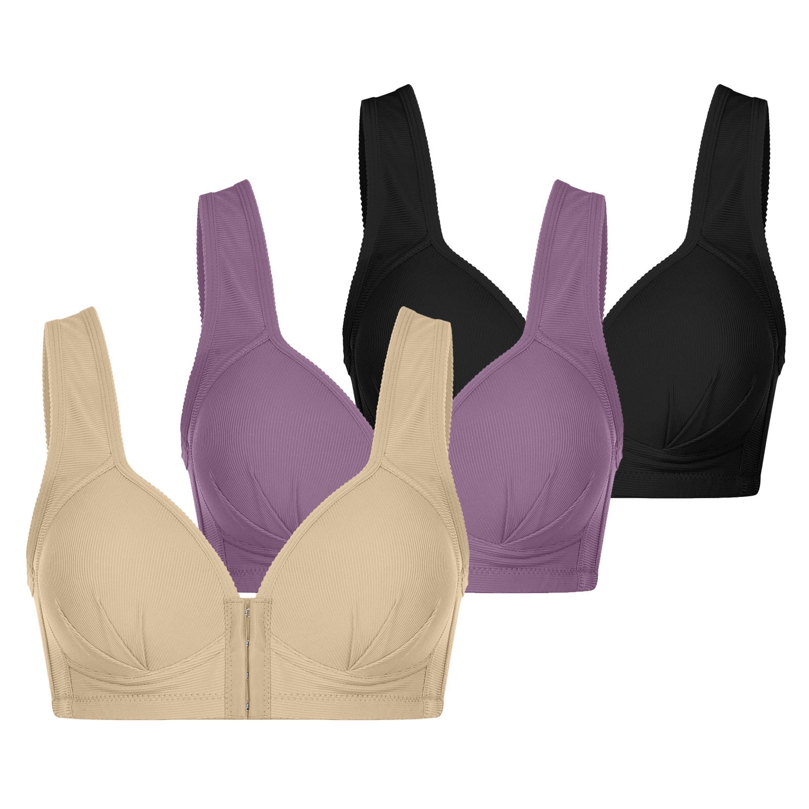 Running Bras for Women High Impact Padded Bra Feature V-Neck Balconette ...