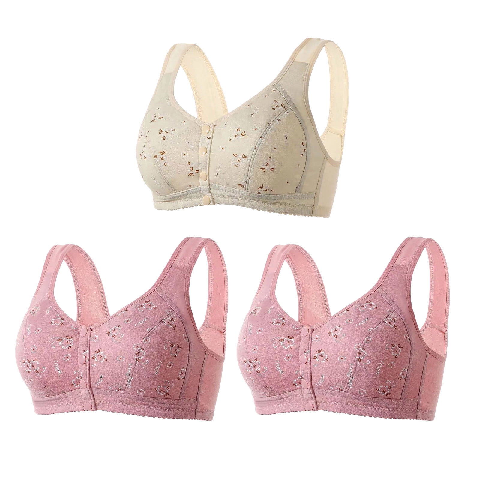 Seamless Bras Women Pullover Bra Feature V-Neck Full-Figure Bra Style W ...