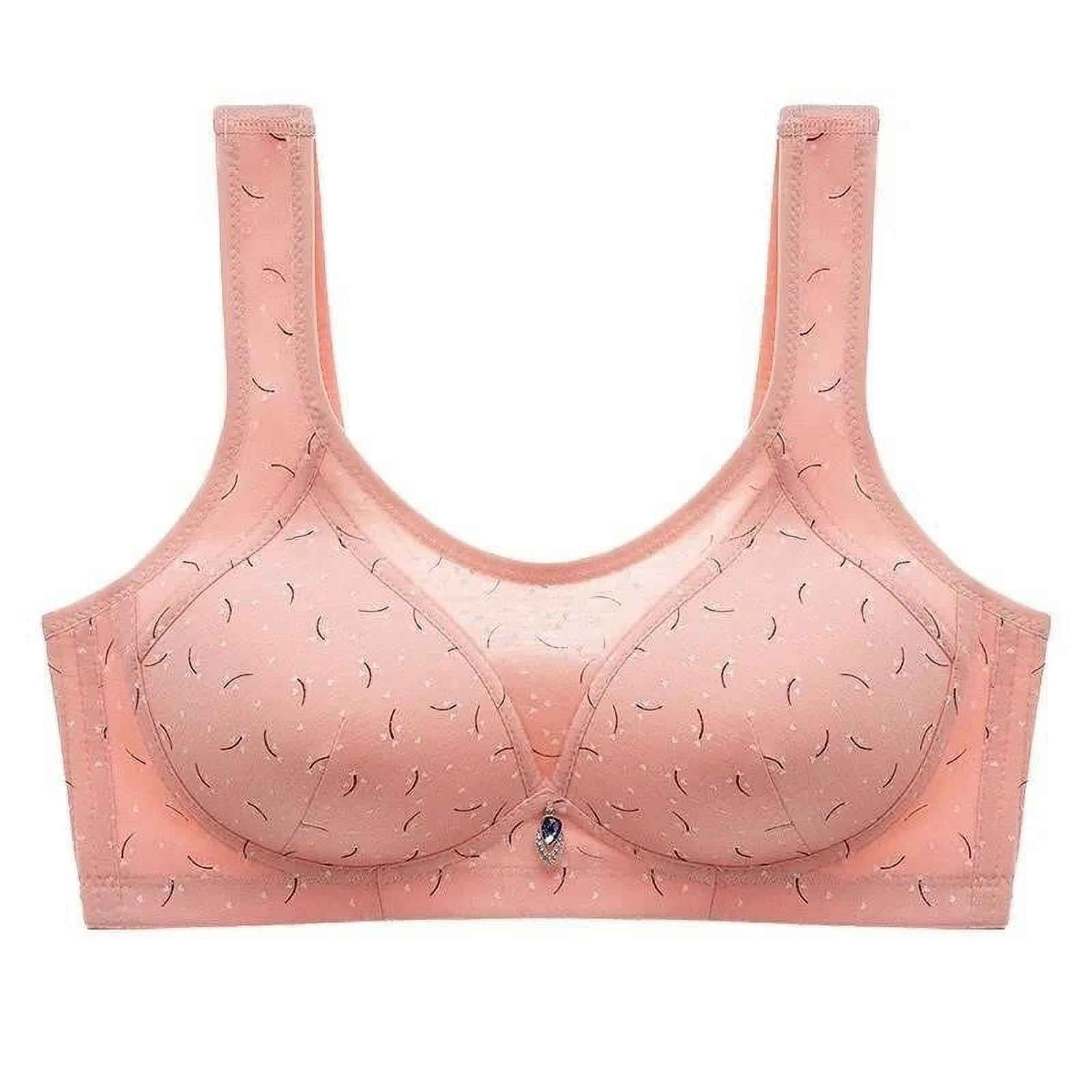 Sleeping Bra Women Lightly Lined Bra Feature V-Neck Wire-Free Bra Style ...
