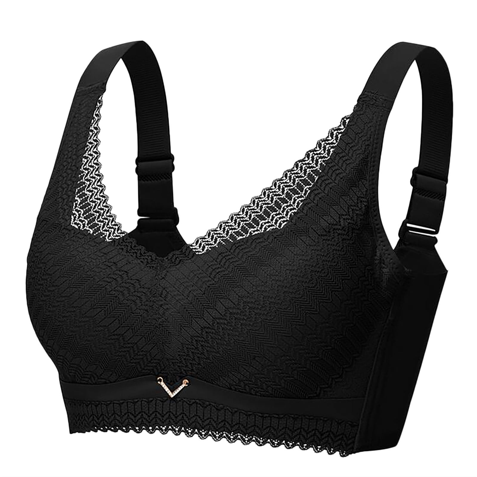 Sleeping Bra Women Bra Soild Wire-Free Underwear Pullover Bra Everyday ...