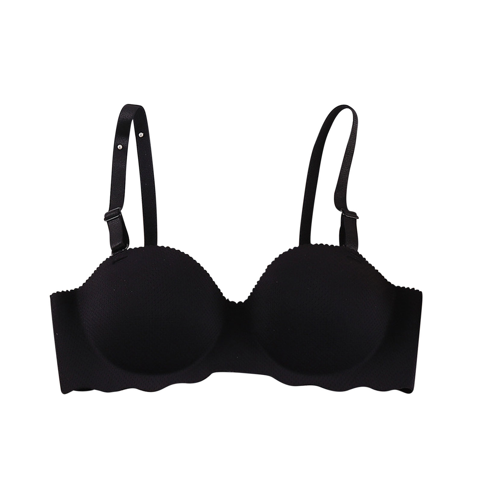 Mallwal Sleeping Bras Women Seamless Bra Feature V-Neck Demi ...