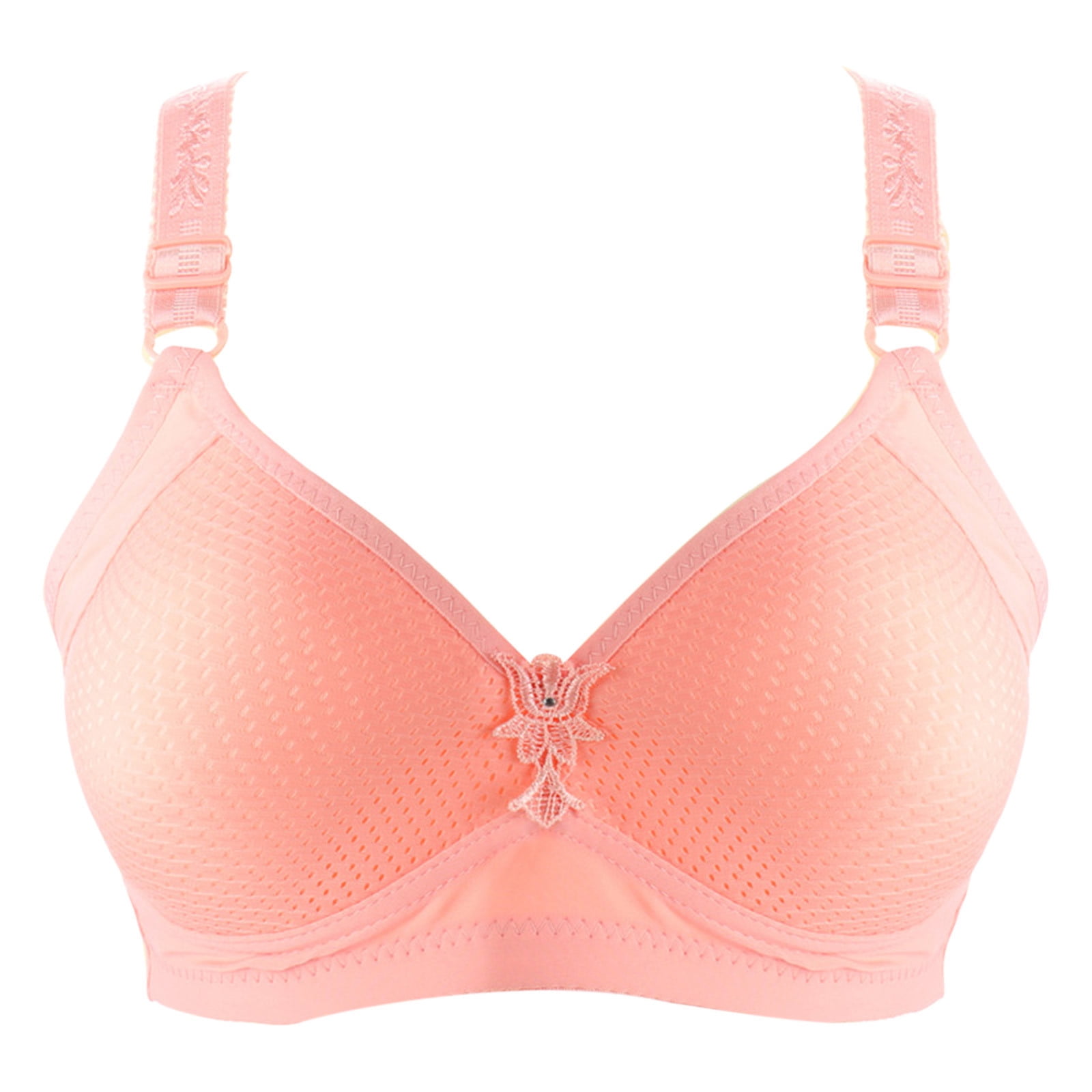 Mallwal Soft Bra Women Back-Smoothing Bra Feature V-Neck Push-up Bra ...