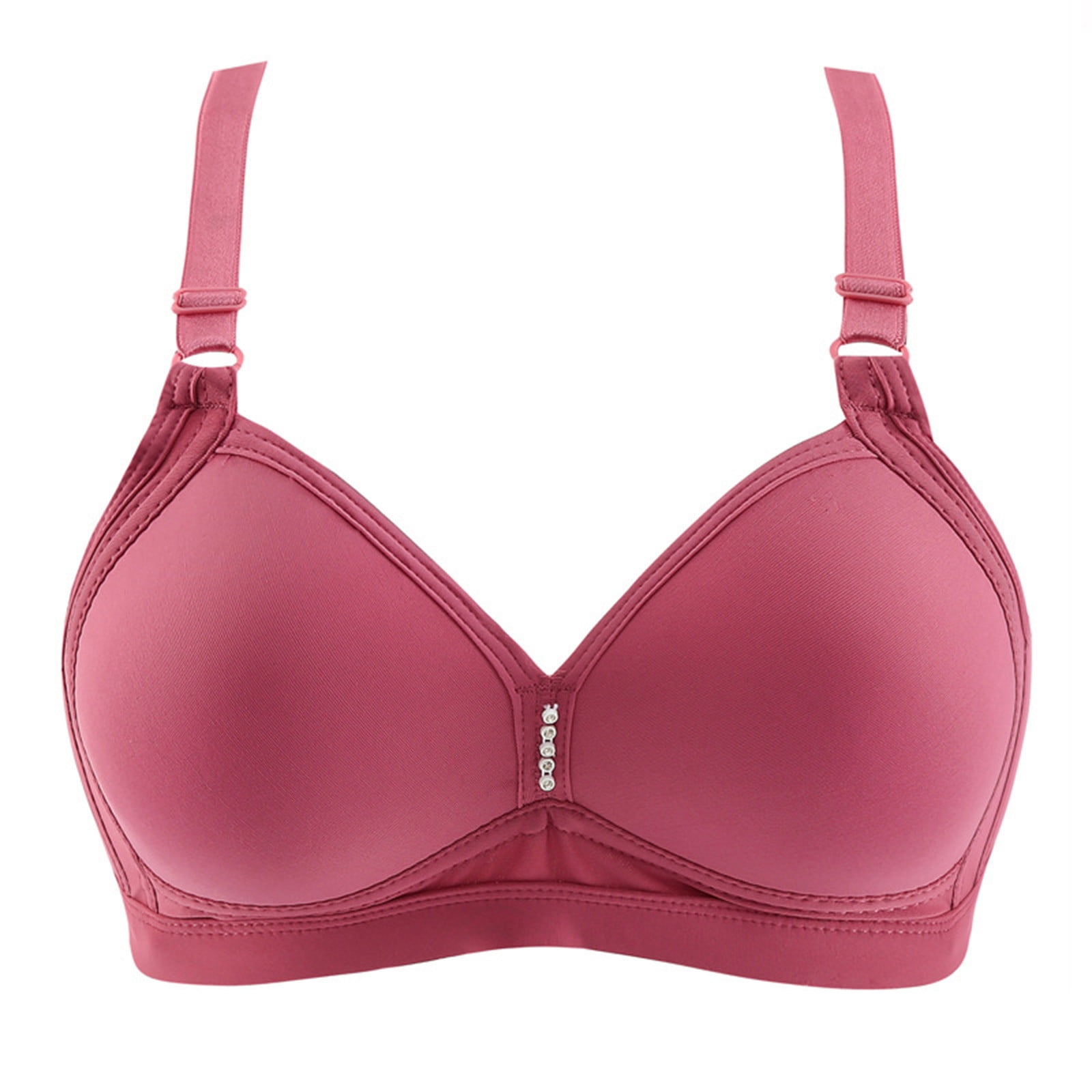 Mallwal Soft Bralettes for Women Bras Double Breasted Comfortable ...