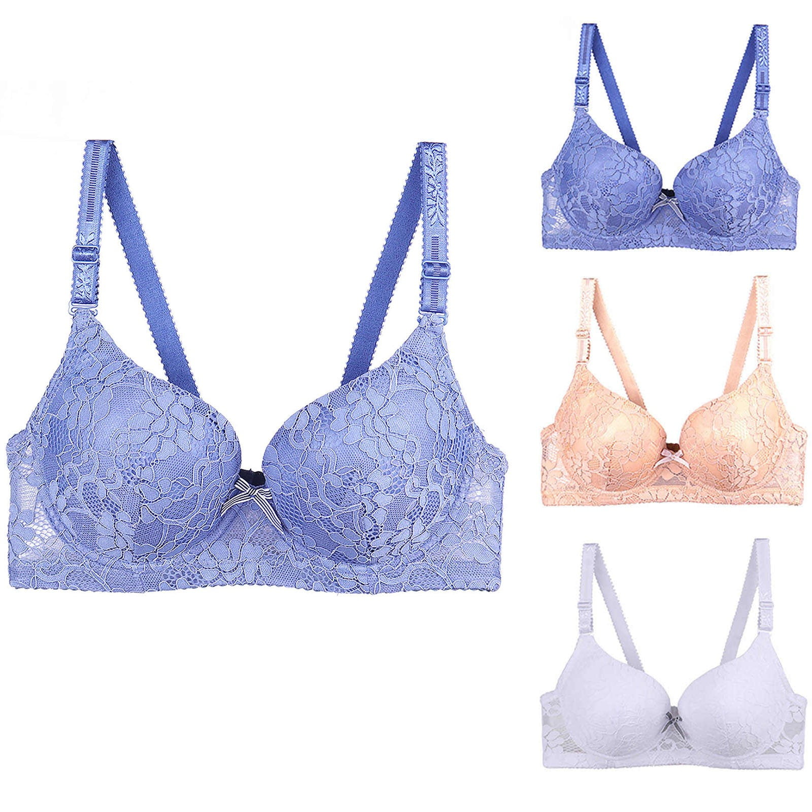 Sports Bras for Women Convertible Bra Feature V-Neck Push-up Bra Style ...