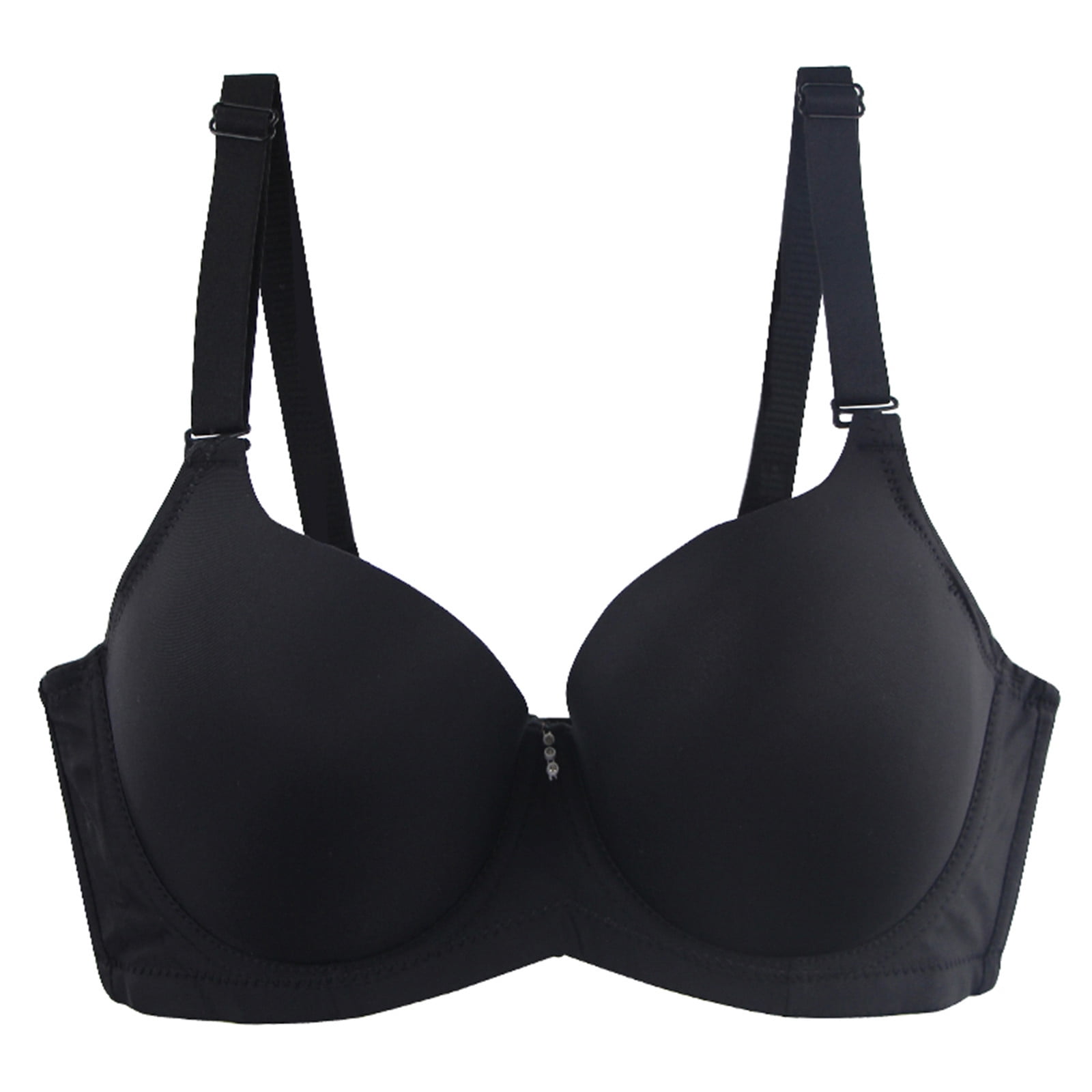 T Shirt Bra Women Back-Smoothing Bra Feature V-Neck No Underwire Bra ...