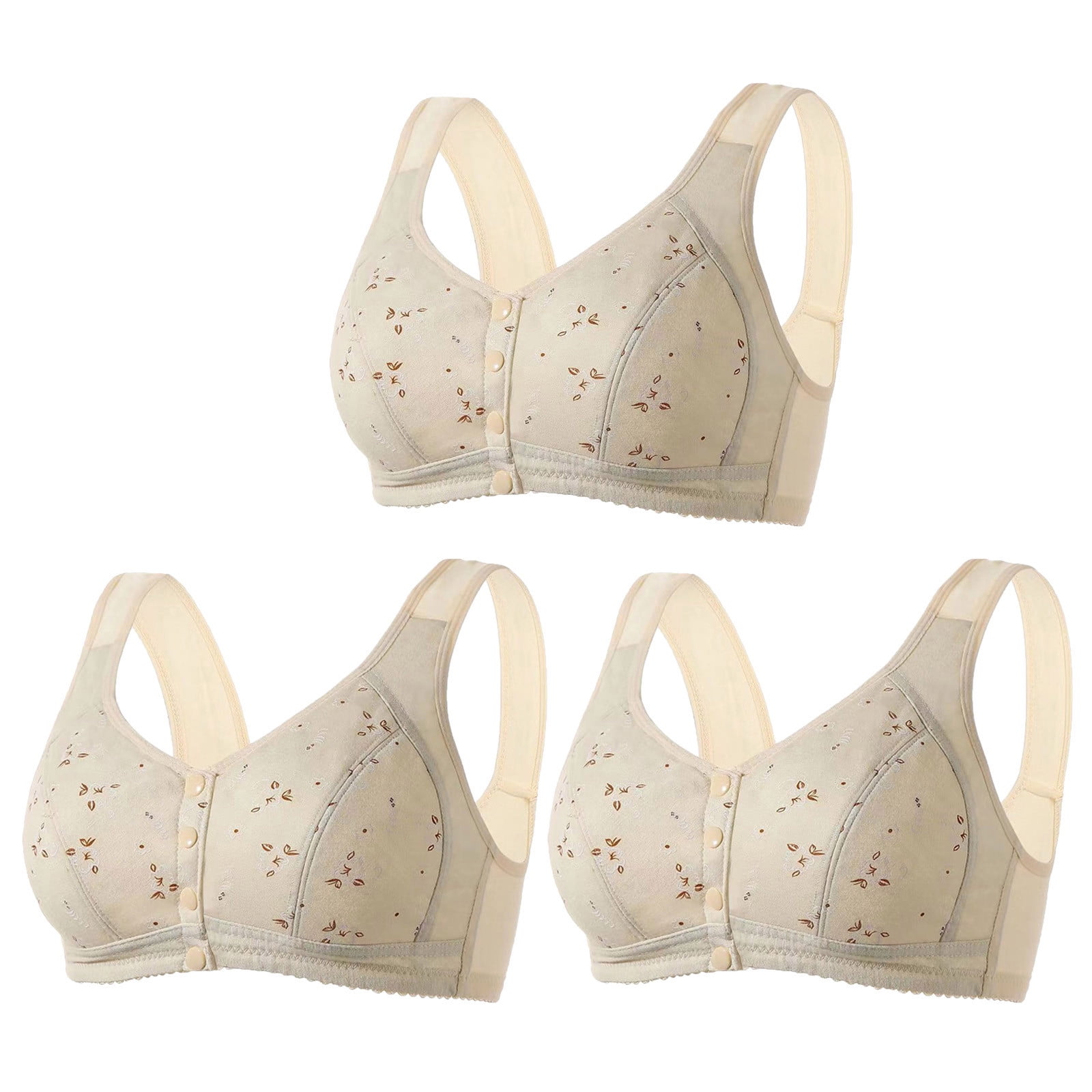 Tshirt Bras for Women No Underwire Back-Smoothing Bra Feature V-Neck ...