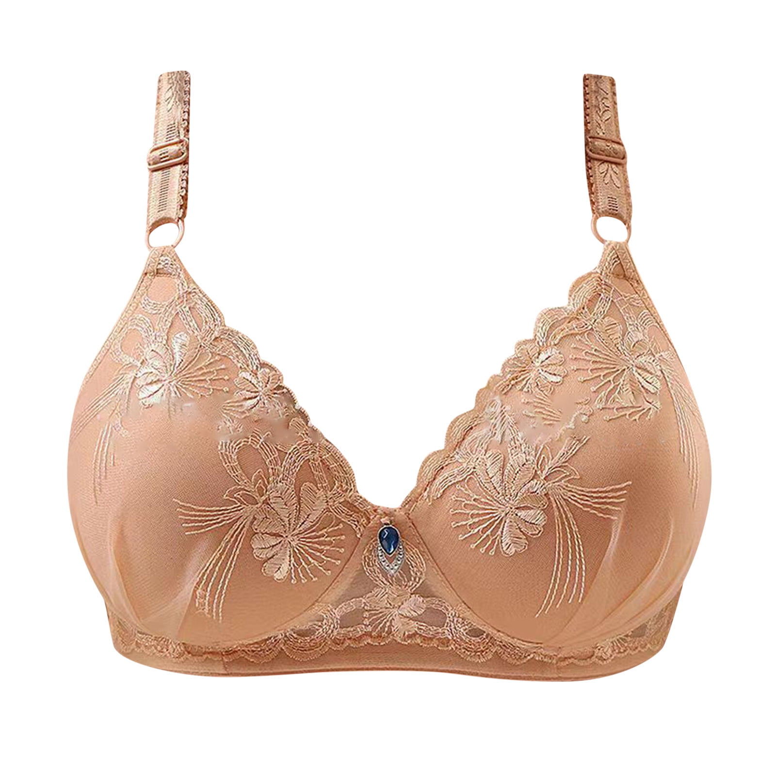 V Neck Cami Bra for Women Girls No Underwire Bra Feature V-Neck ...