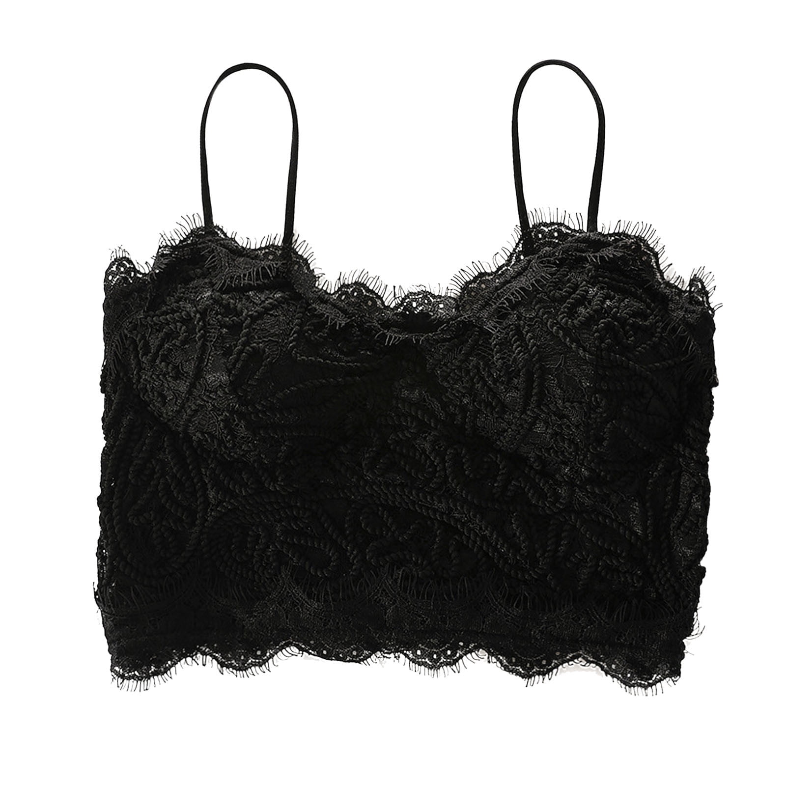 Wirefree Bras for Women Lingerie Lace Chest Tube Tops Backless Bra ...