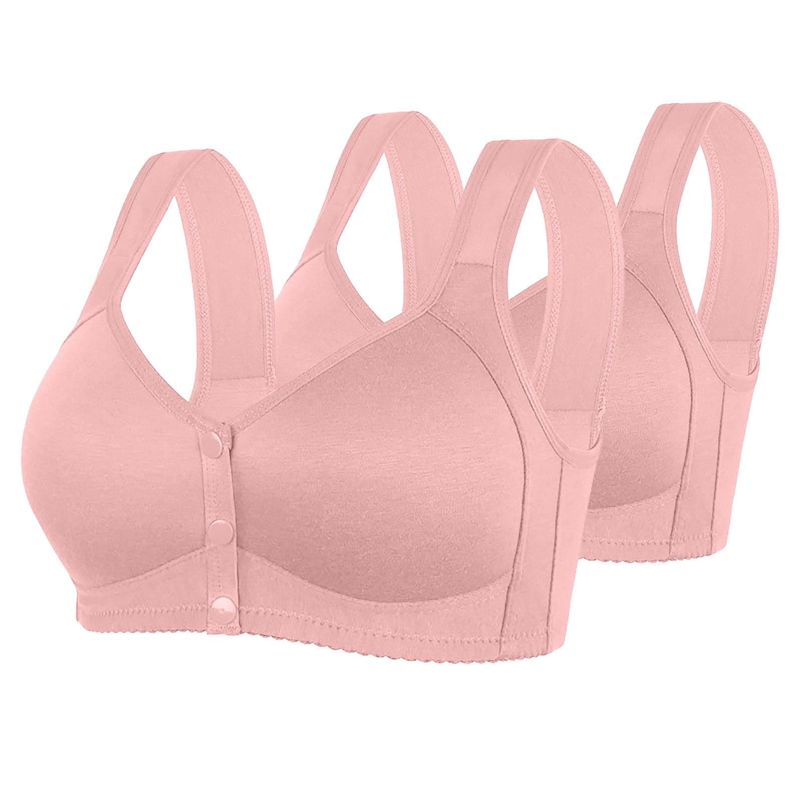 Mallwal Wireless Bras Women No Underwire Bra Feature V-Neck No ...