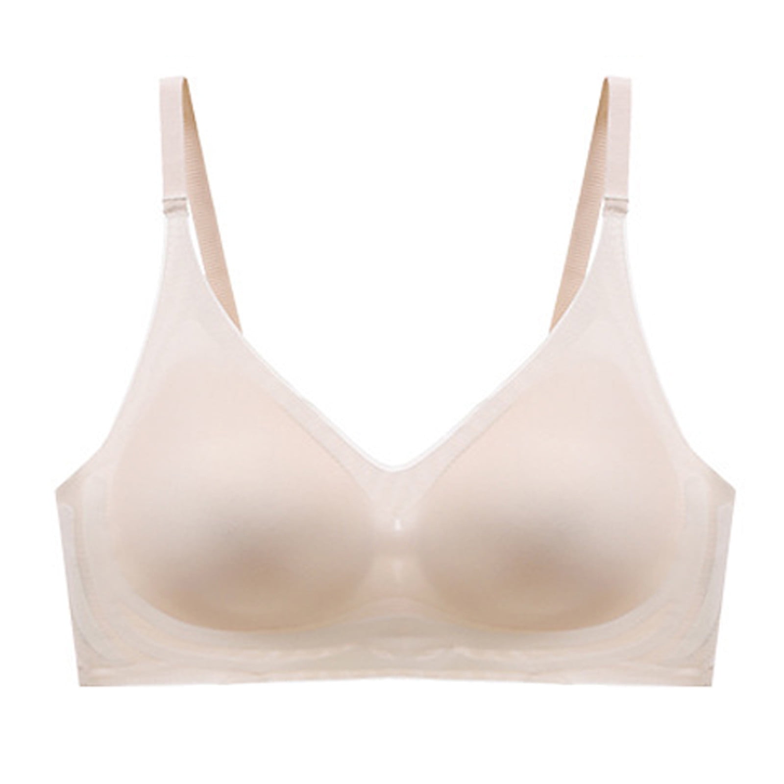 Wireless Cami Bra Women Back-Smoothing Bra Feature V-Neck Soft Bra ...