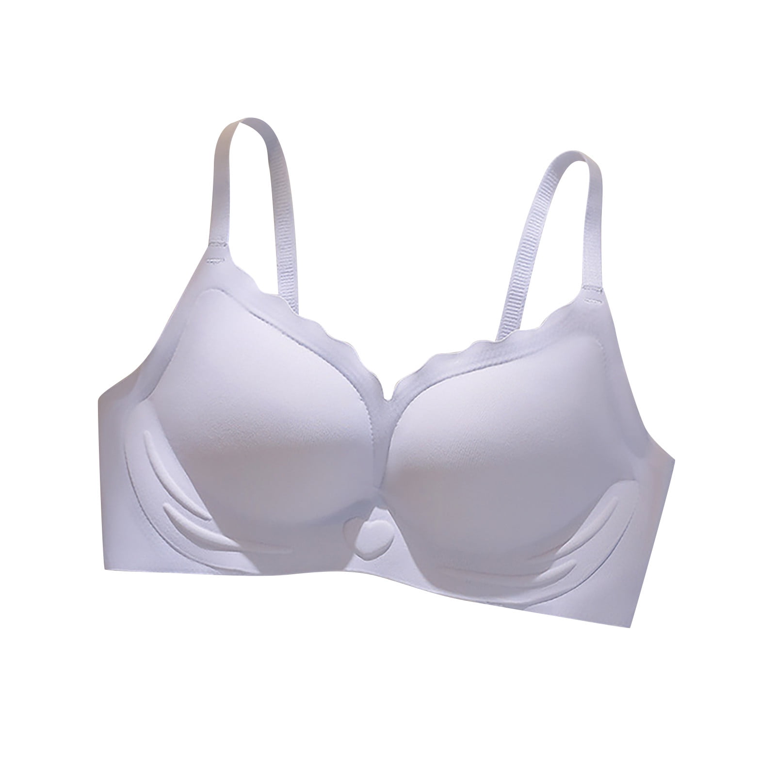 Wireless Push Up Bras Women Bras Comfortable Breathable Solid No ...