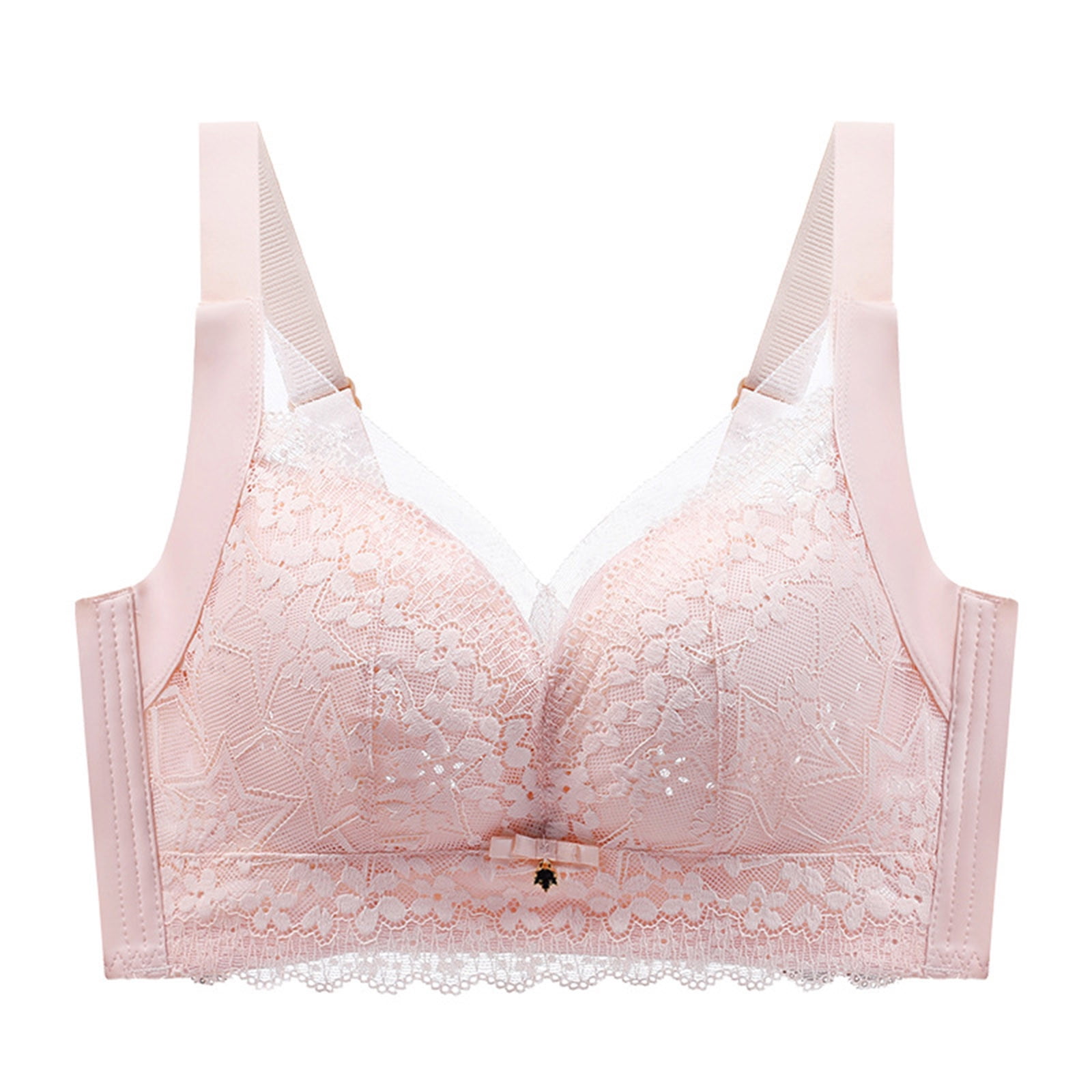 Woman's Bras Padded Bra Feature V-Neck Sport Bra Style W-1689 Khaki 4XL ...